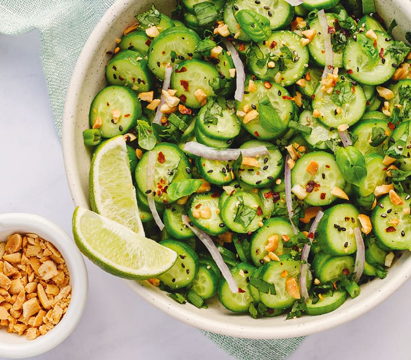Recipe - Fresco Cocktail Cucumber Salad | Costco