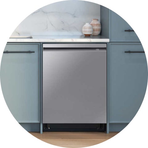 An image of a built-in dishwasher
