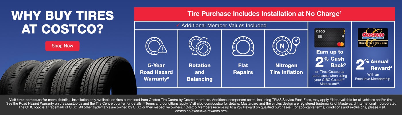 Why Buy Tires. Tire Purchase Includes Installation at No Charge1 ...
