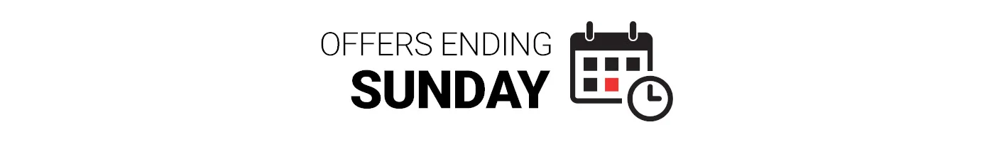 Offers Ending Sunday