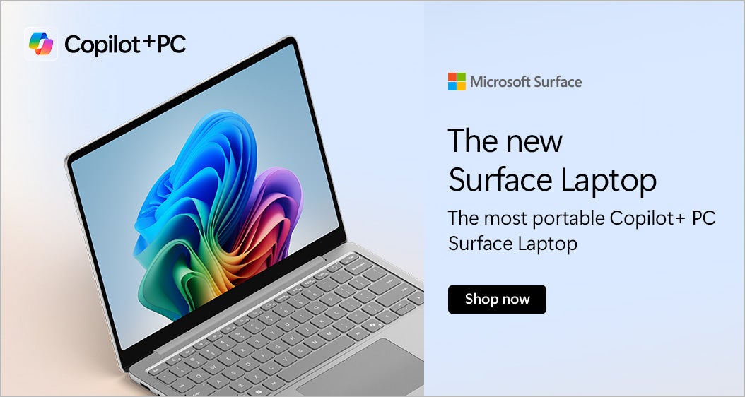 Copilot+PC Microsoft Surface The new Surface Laptop The most portable ...