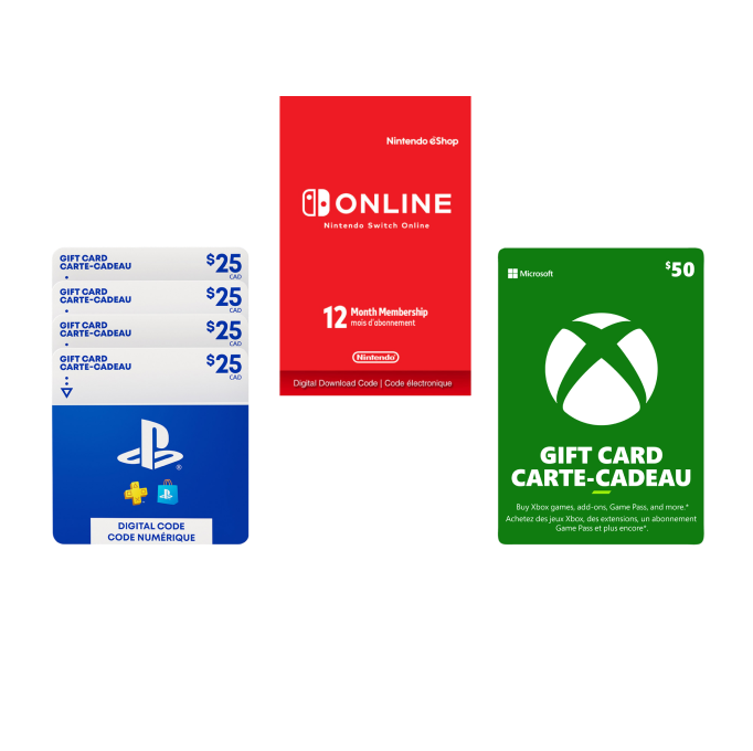 Gaming Gift Cards