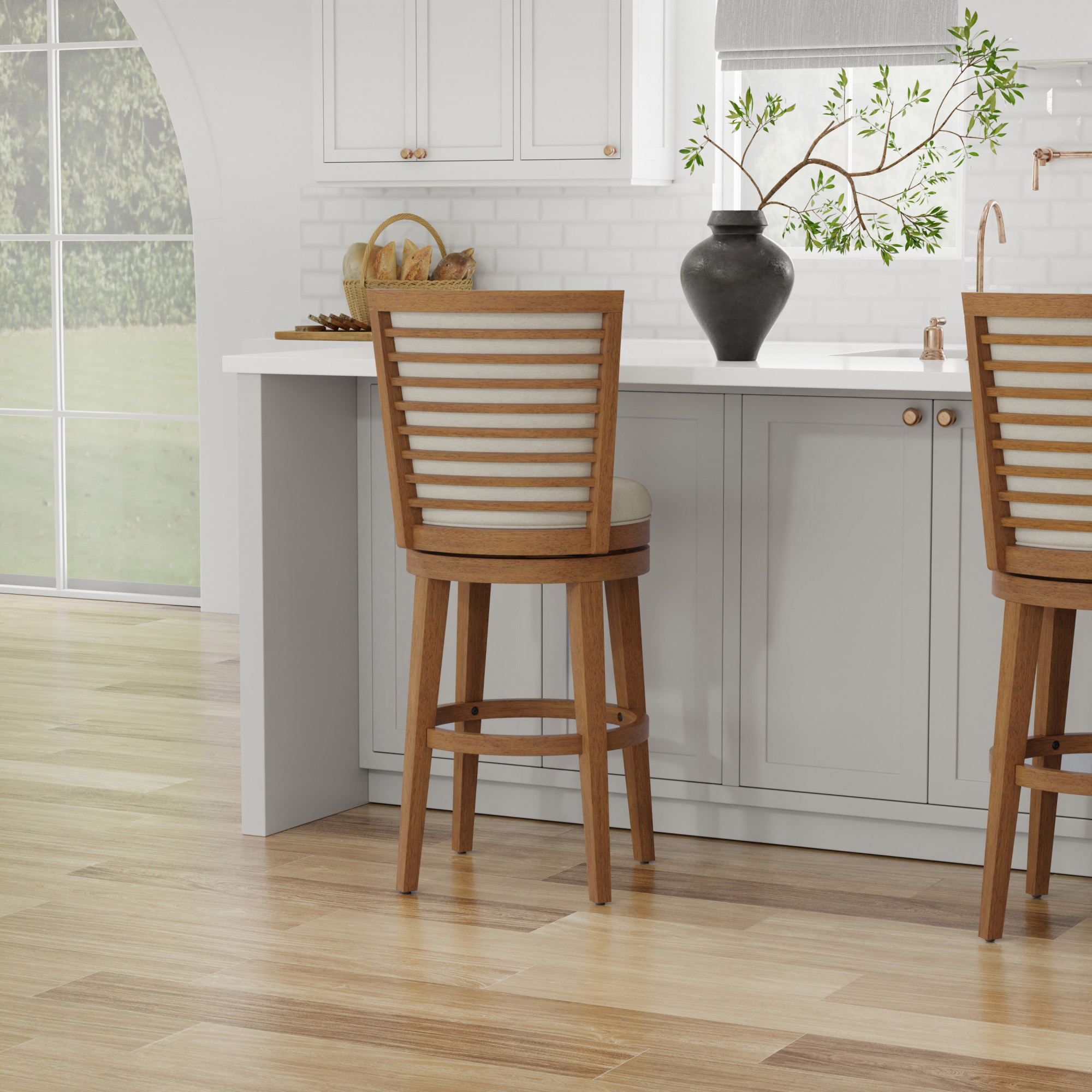 Tarryn Bar Height Swivel Stool | Costco