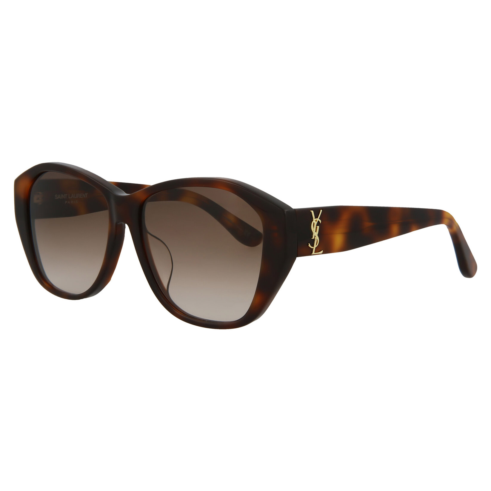 Saint Laurent SLM8F Havana Brown Gradient Brown Sunglasses | Costco