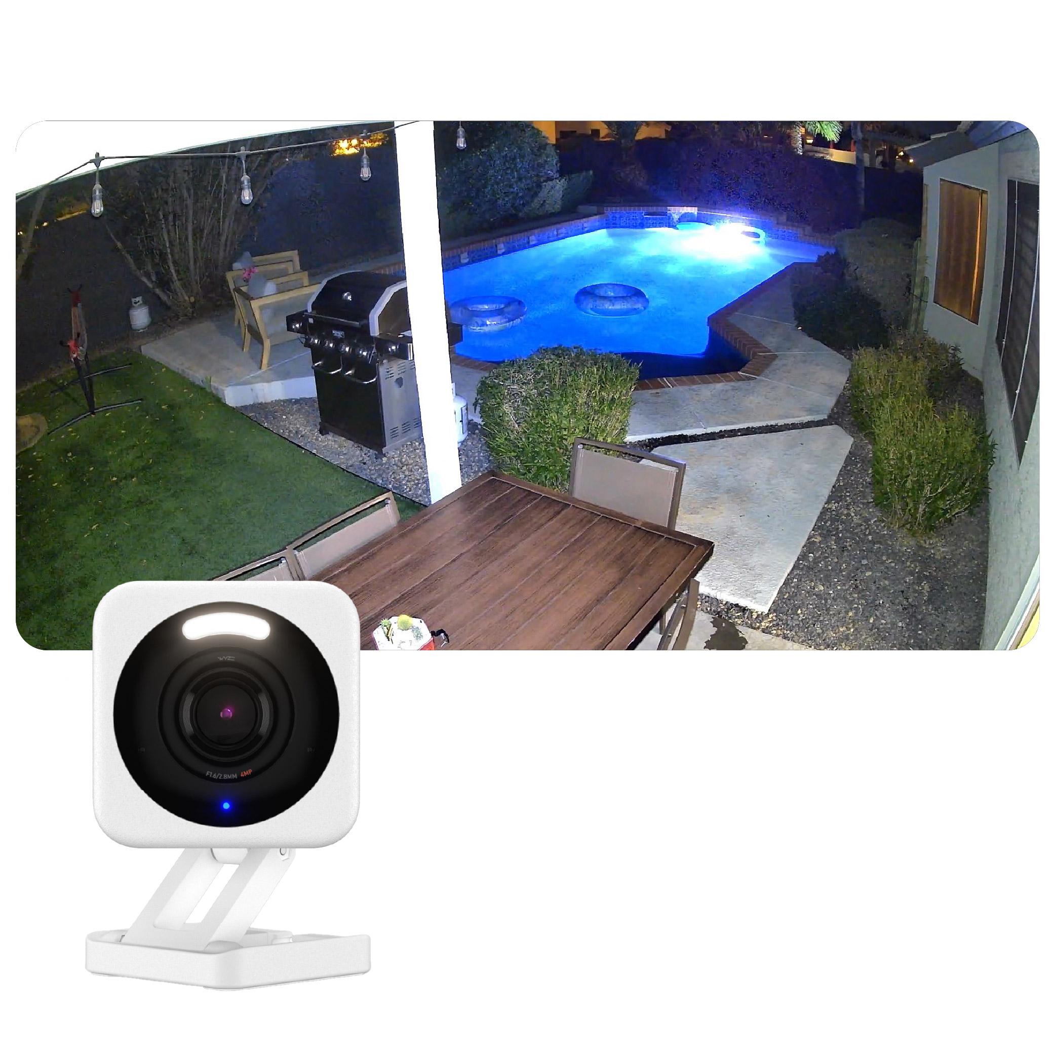 Wyze Wired 2.5k Floodlight Pro and Indoor/Outdoor Security Camera ...