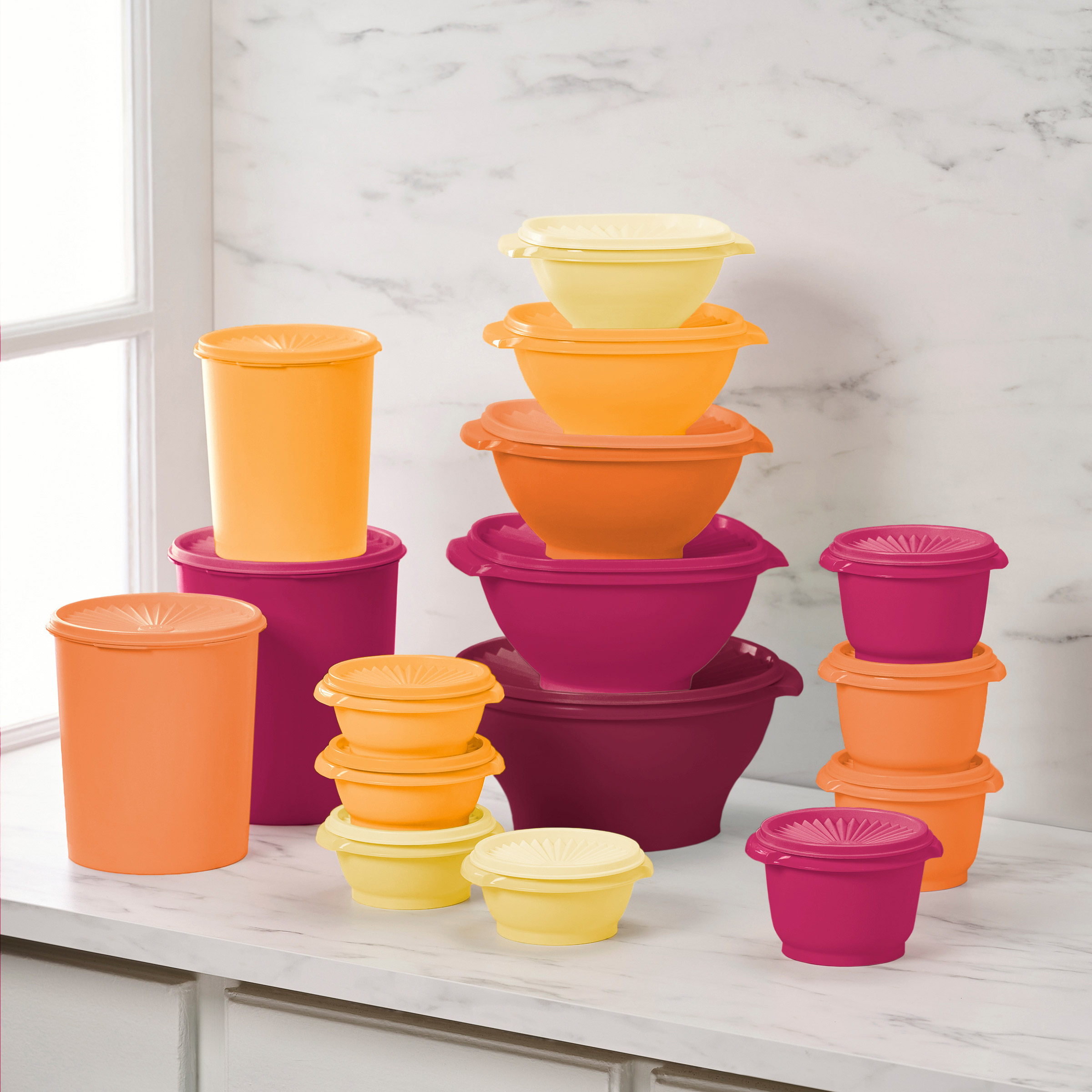 Tupperware Heritage Collection 32-piece Food Storage Container Set | Costco