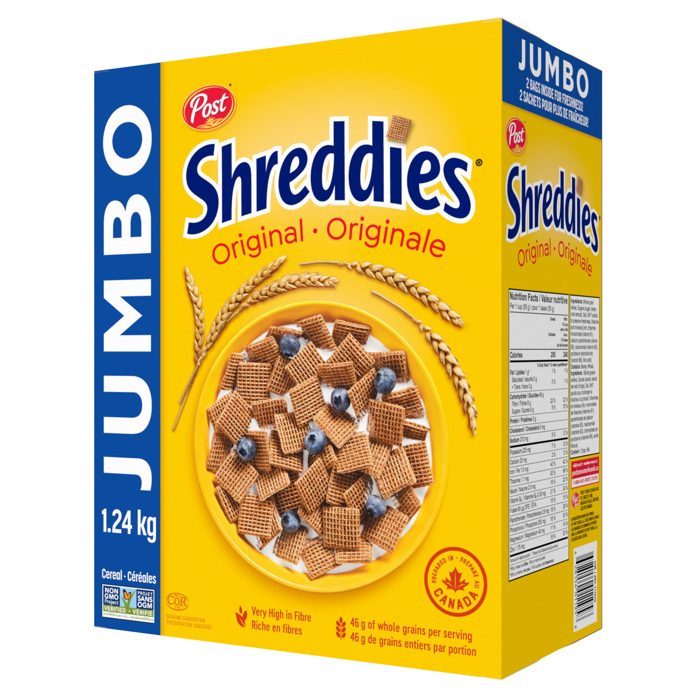 Post Shreddies Original Cereal, 1.24 kg | Costco