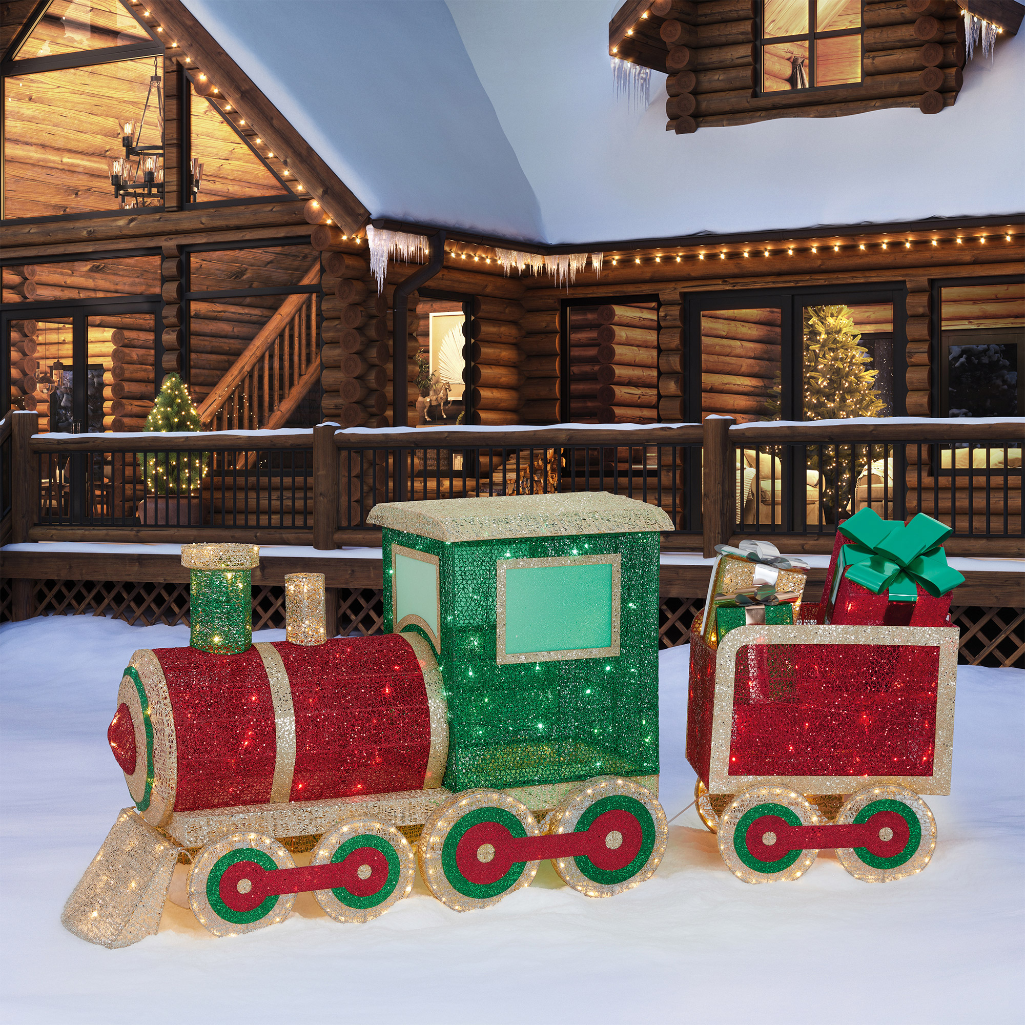 Christmas Train with LED Lights | Costco