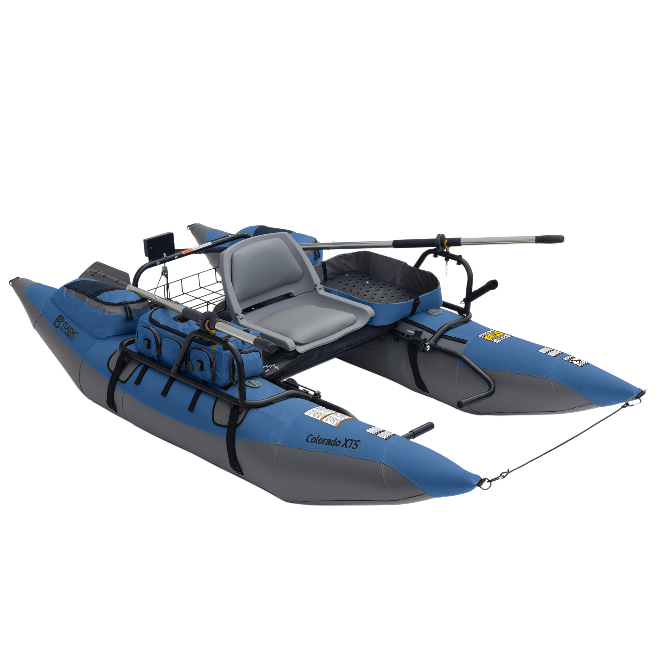Classic Accessories Colorado XTS Pontoon Boat with Swivel Seat | Costco