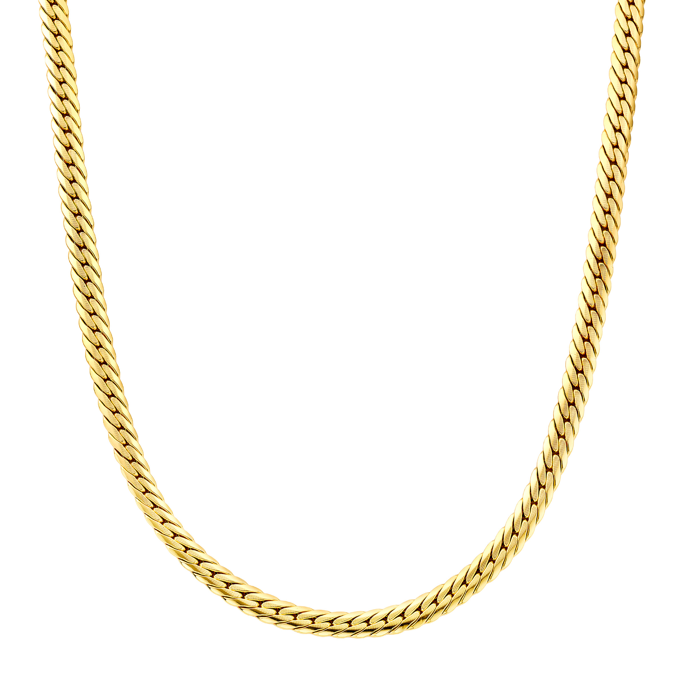 18kt Yellow Gold Curb Link Necklace | Costco