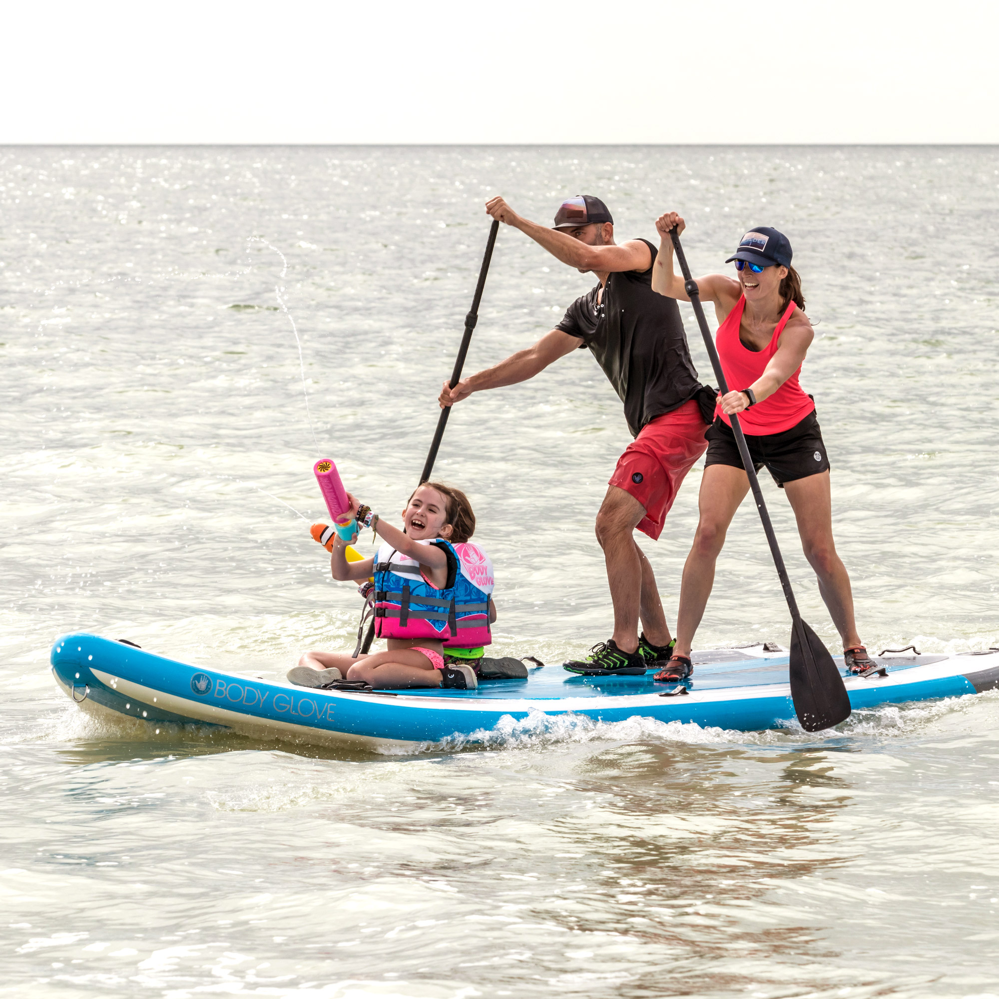 Body Glove Crusader 4.5 m (15 ft.) Multi-Person Inflatable Paddleboard ...