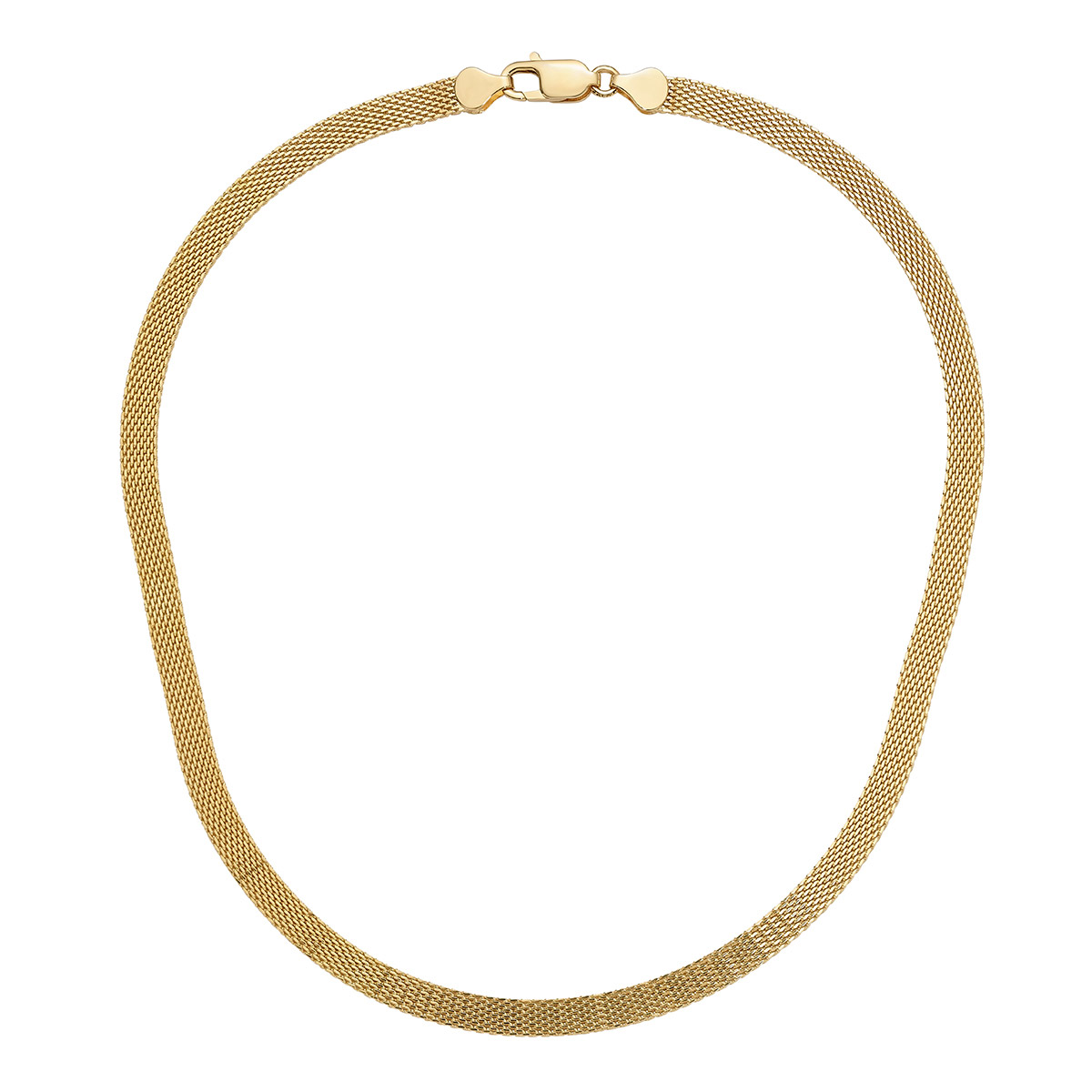 14kt Yellow Gold Mesh Necklace | Costco