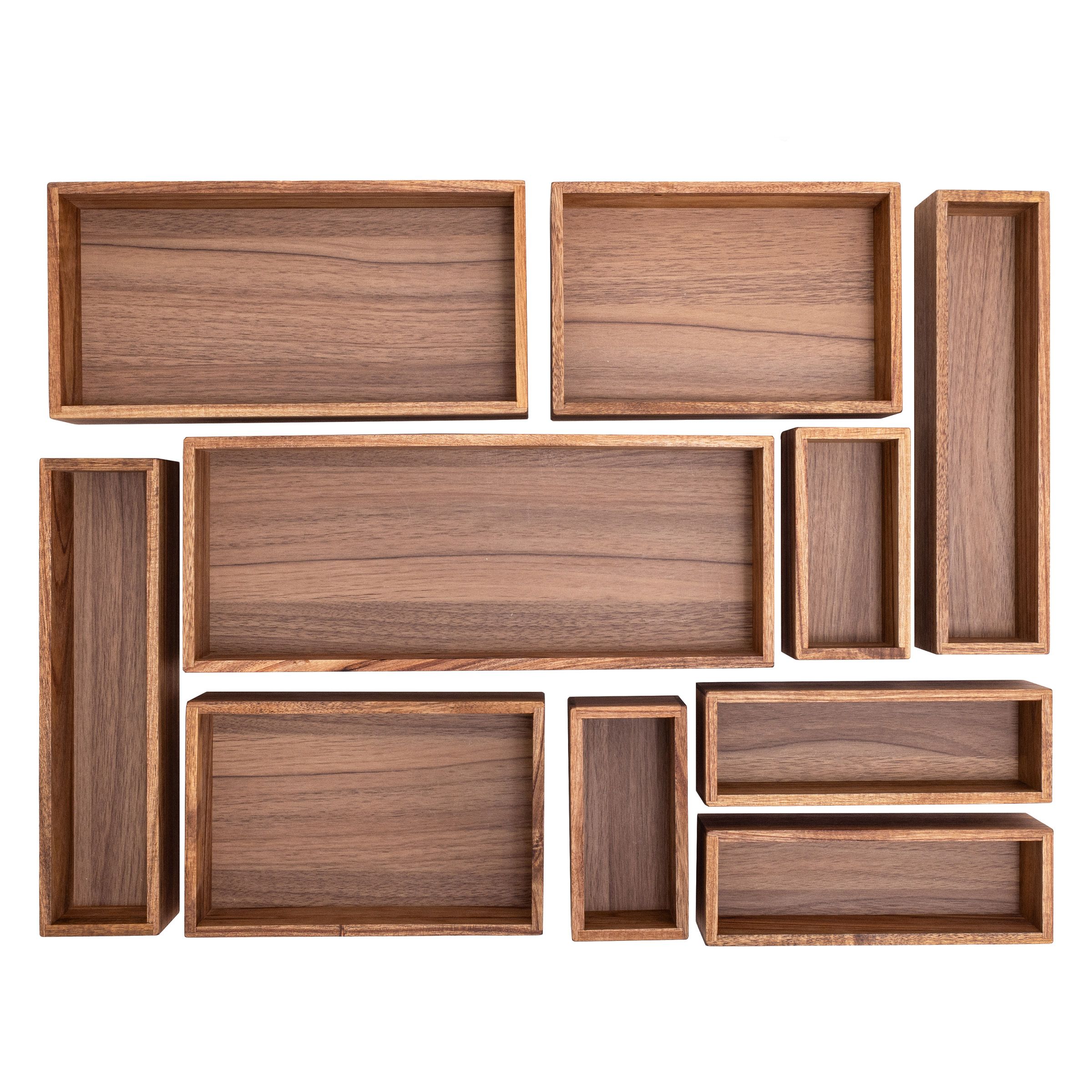 Seville Classics Acacia Box Set, 10-piece | Costco