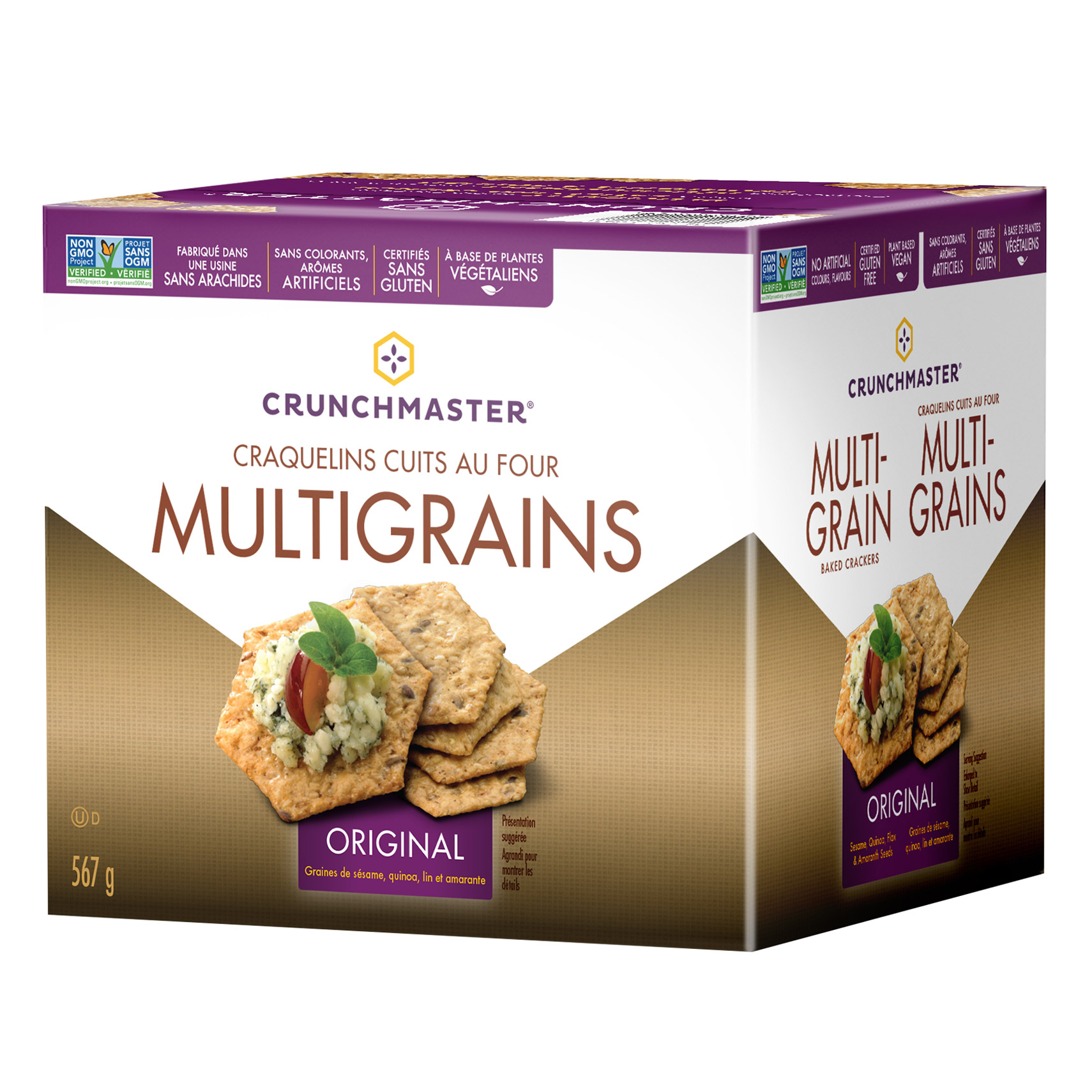 Crunchmaster - Craquelins multigrains, 567 g | Costco