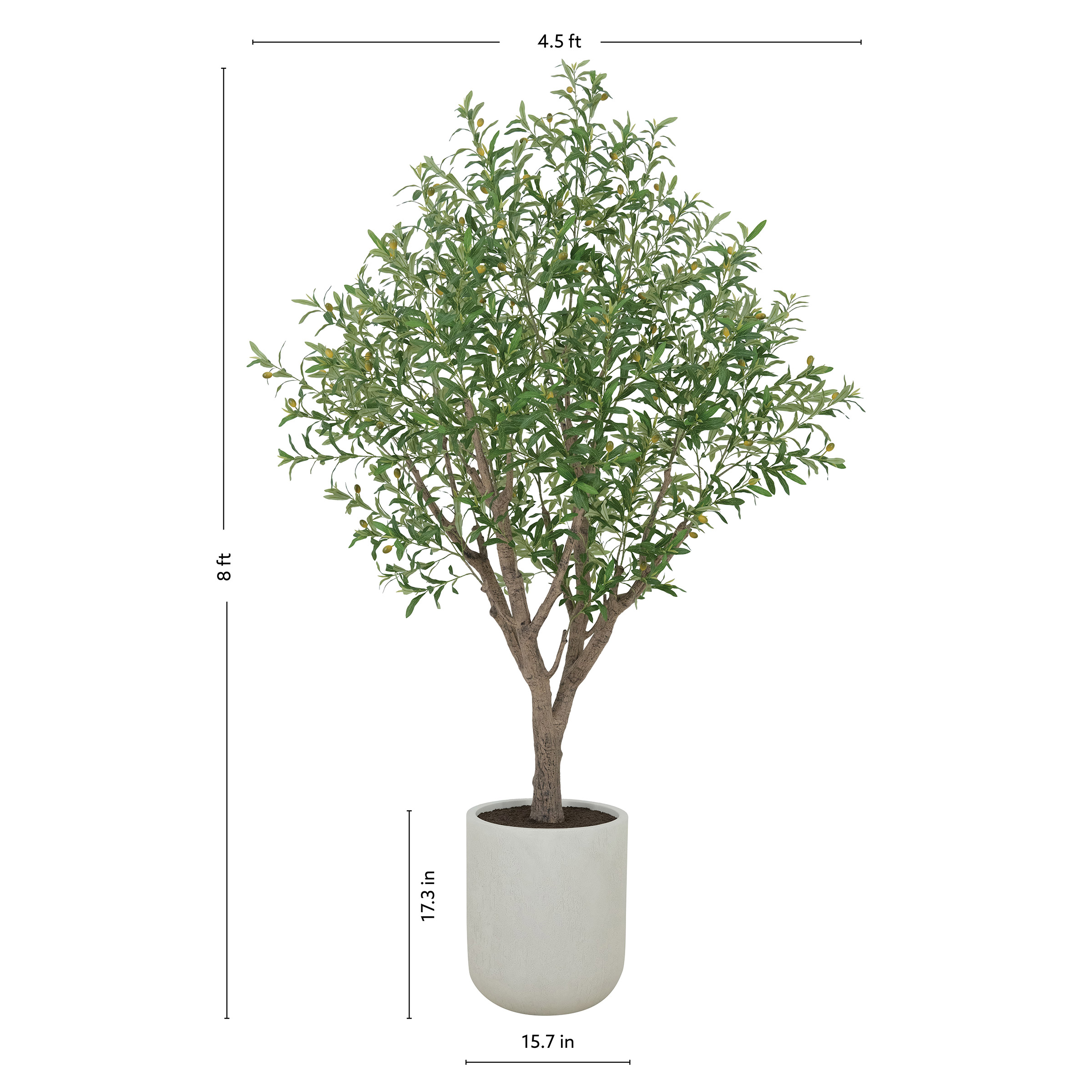 Faux 8' Olive Tree | Costco