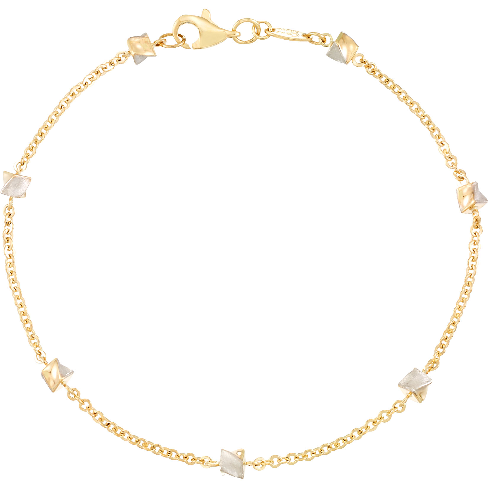 Rolo Link and Twisted Box Link Chain Bracelet | Costco