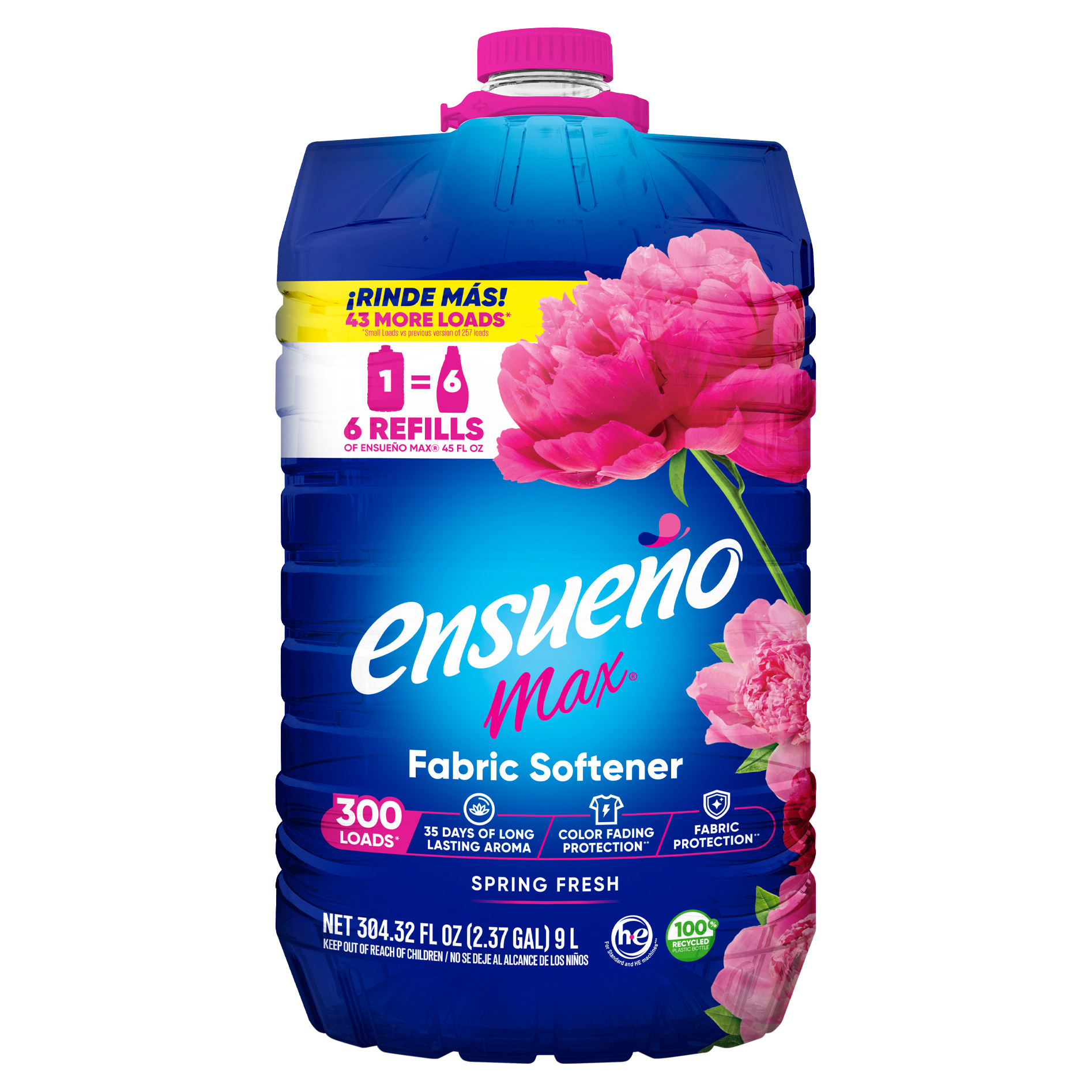 Ensueno Max Fabric Softener, Spring Fresh, 304 fl oz | Costco