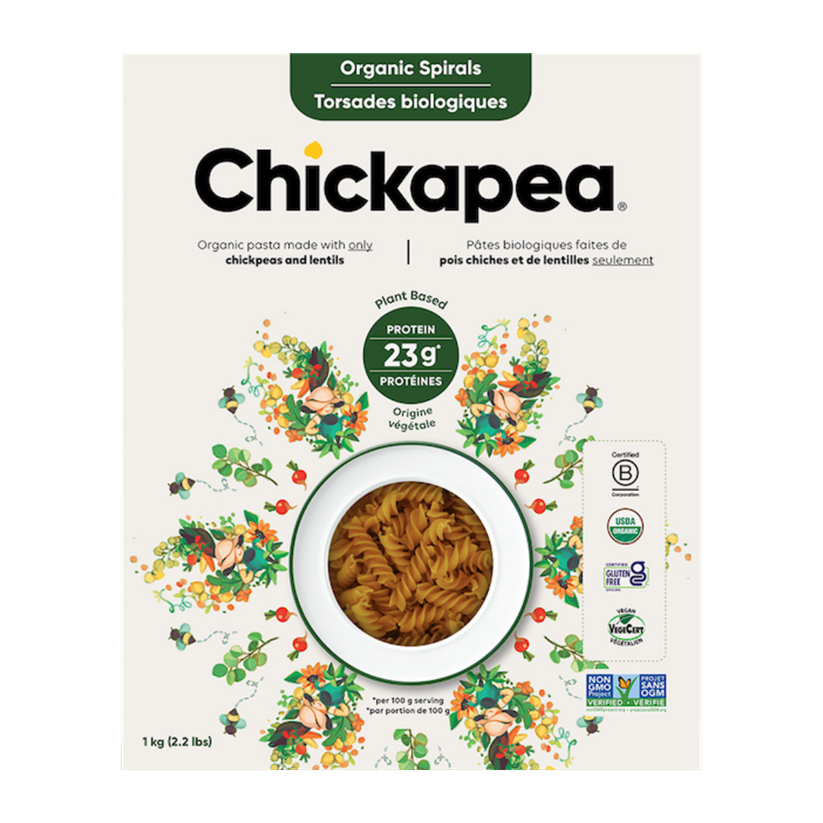Chickapea Organic Pasta 1 kg | Costco