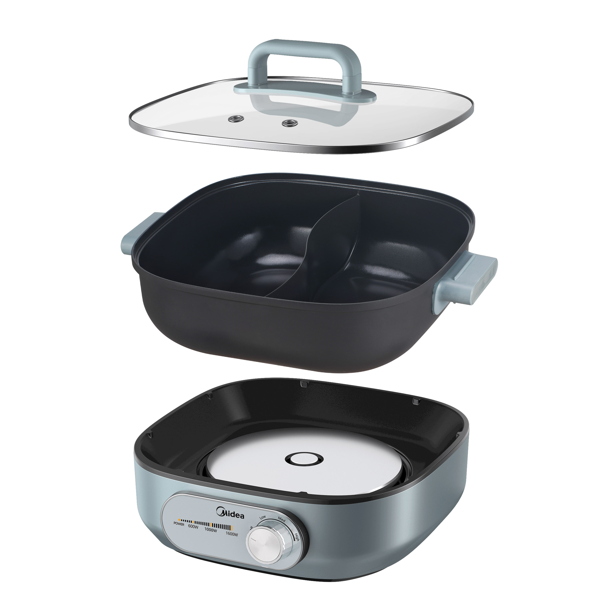 Midea HeatXpress Dual-Zone Electric Hot Pot | Costco