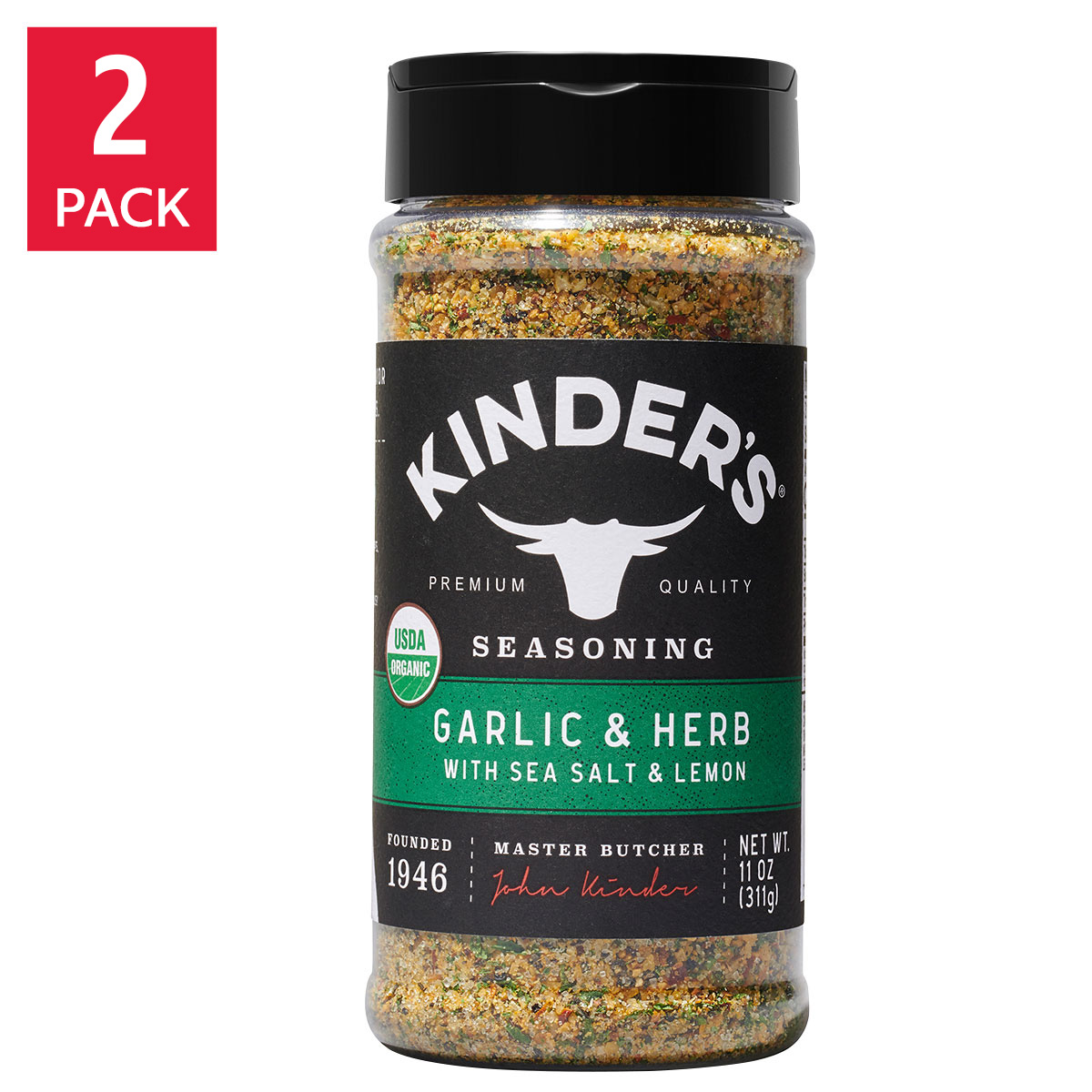 Kinders Organic Garlic and Herb with Sea Salt and Lemon 2-pack | Costco