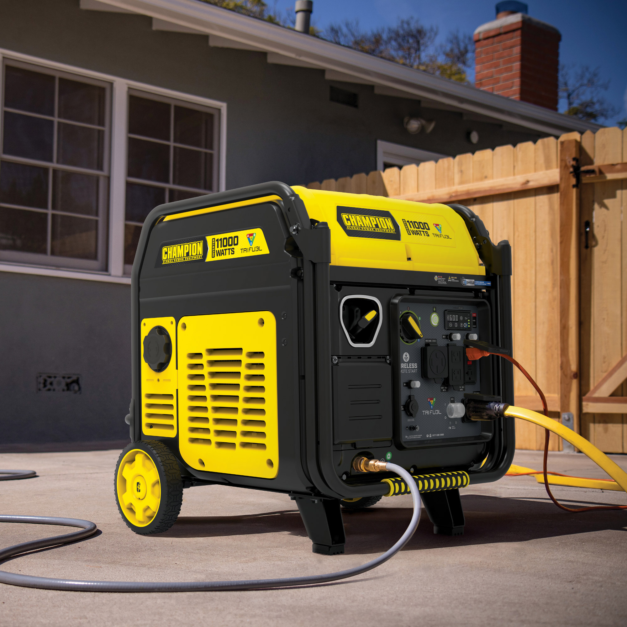 Champion 11000W Remote Start Tri-Fuel Portable Inverter Generator | Costco