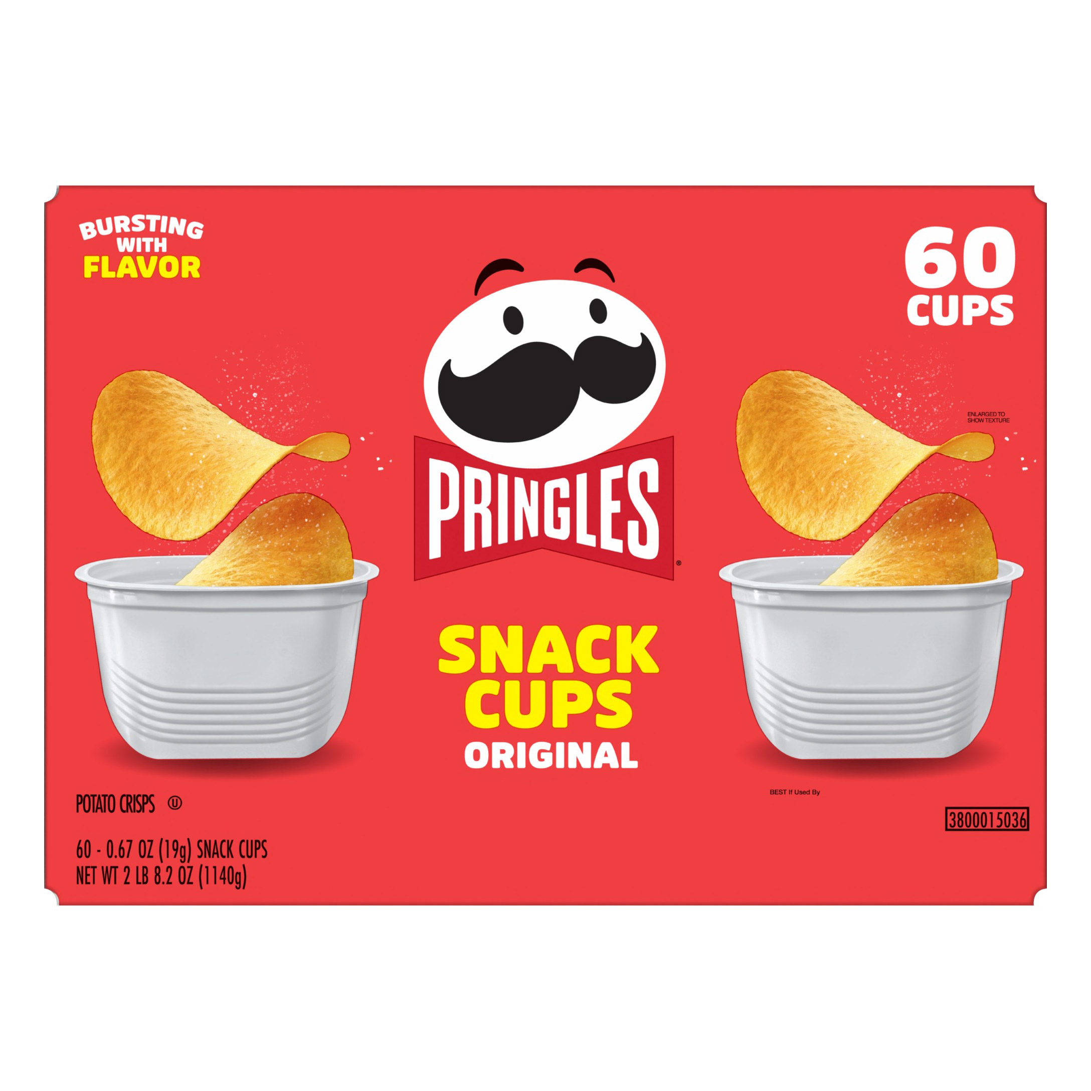 Pringles Potato Chips, Original, 0.67 oz, 60-count | Costco