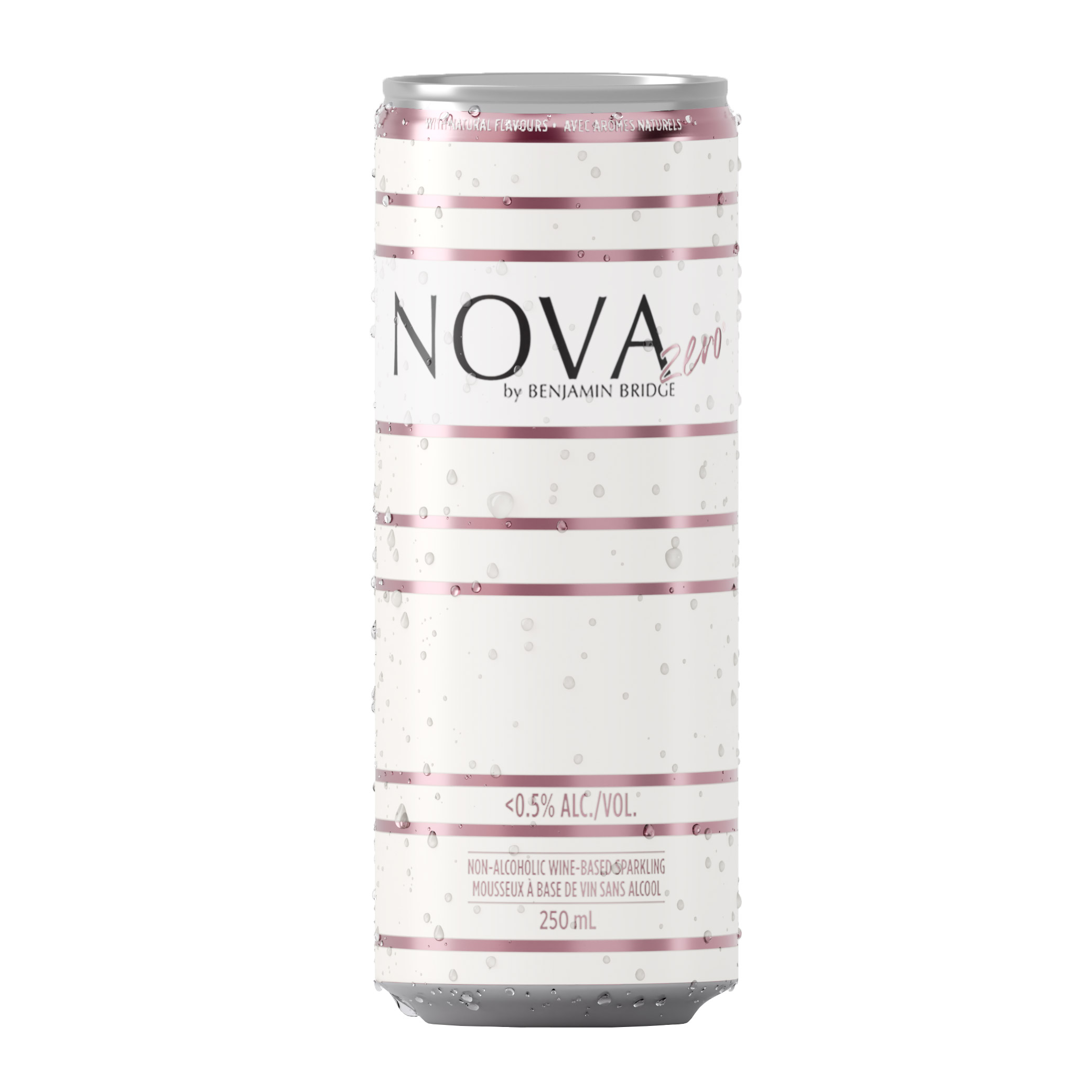Benjamin Bridge Nova Zero Non-Alcoholic Sparkling Wine, 250 mL 12-pack ...