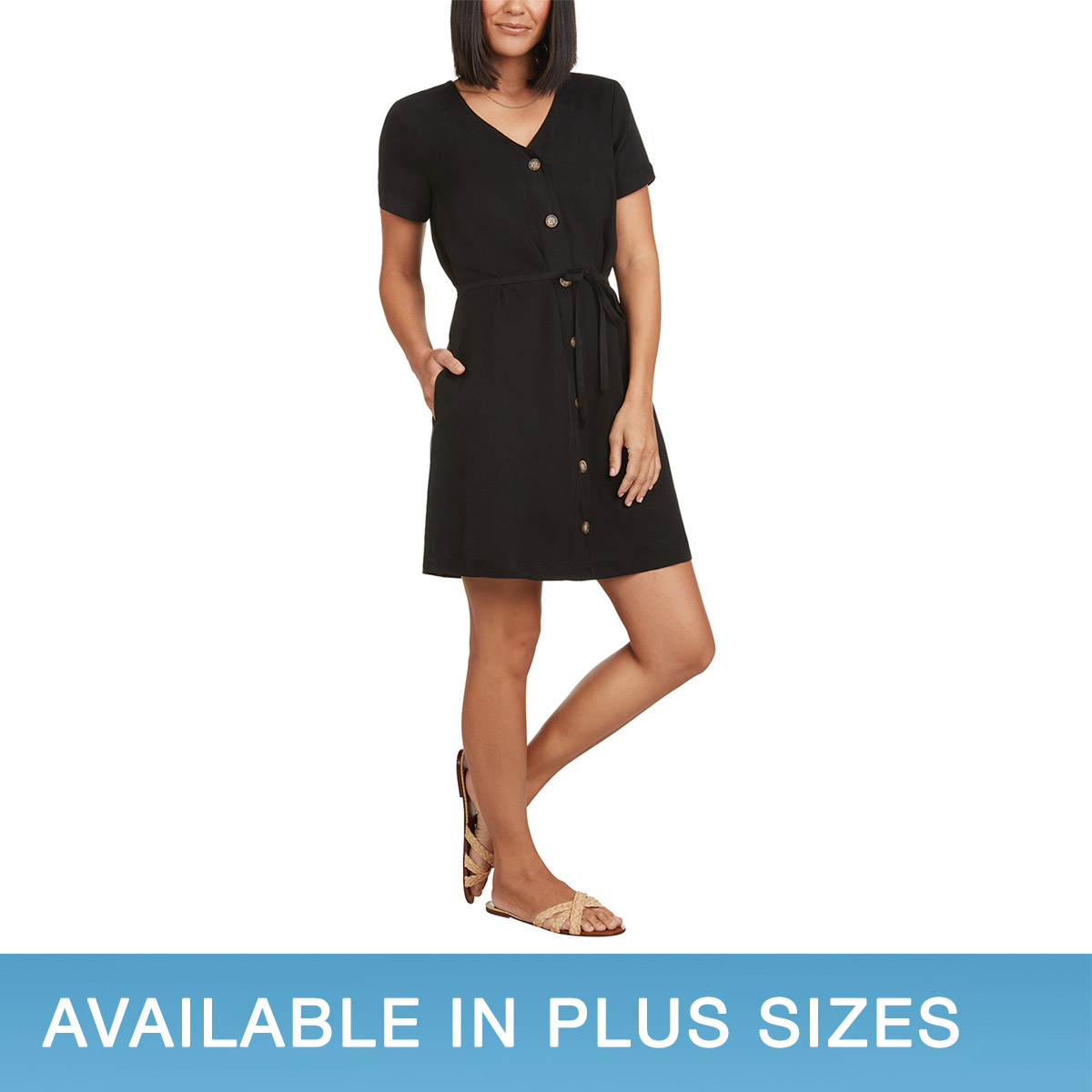Matty M Ladies' Front Button Dress | Costco