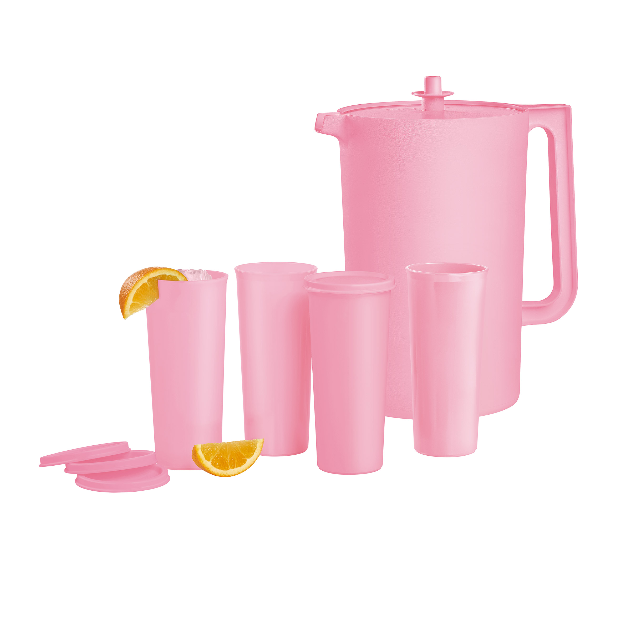 Tupperware Heritage Collection Pitcher and Tumbler Set, 5-piece | Costco