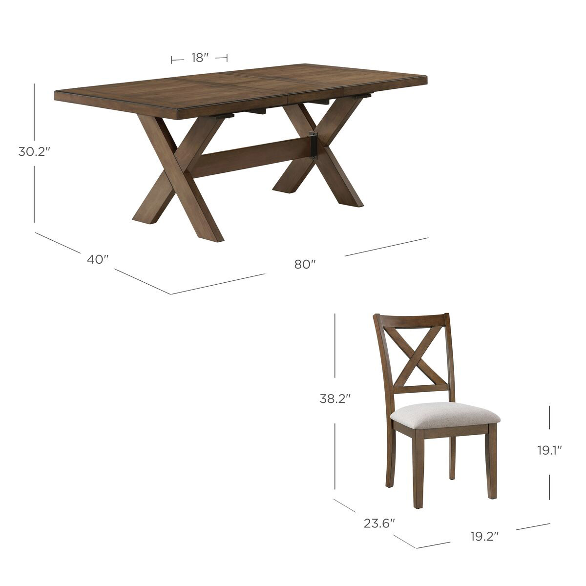 Lathan 7-piece Dining Table Set | Costco