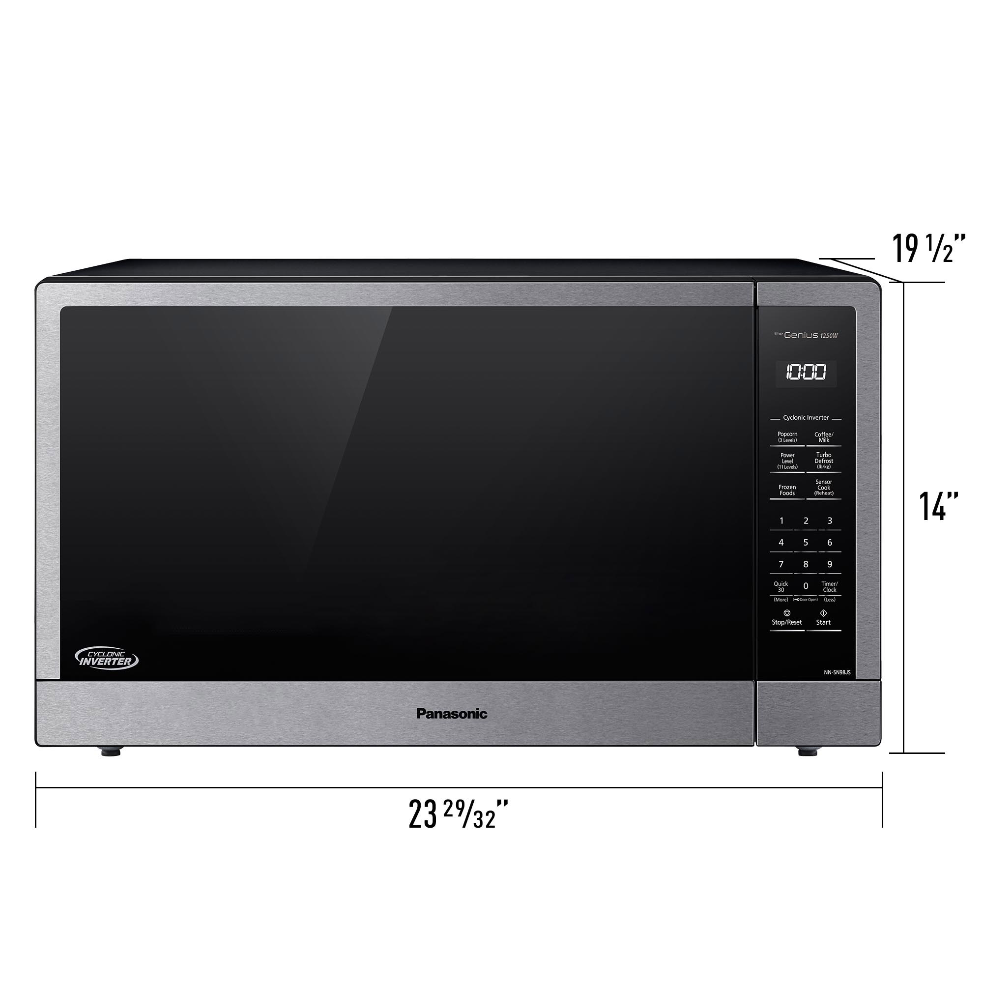 Panasonic 2.2 cu.ft. Countertop Microwave with Cyclonic Wave Inverter ...