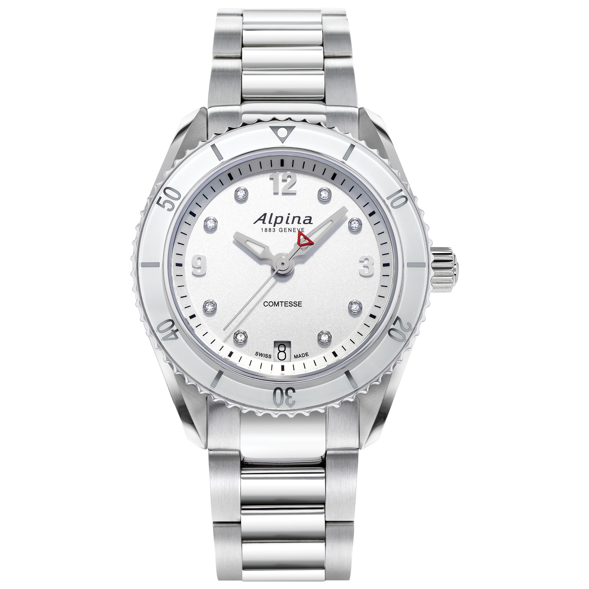 Alpina Comtesse Silver Dial Ladies’ Watch | Costco