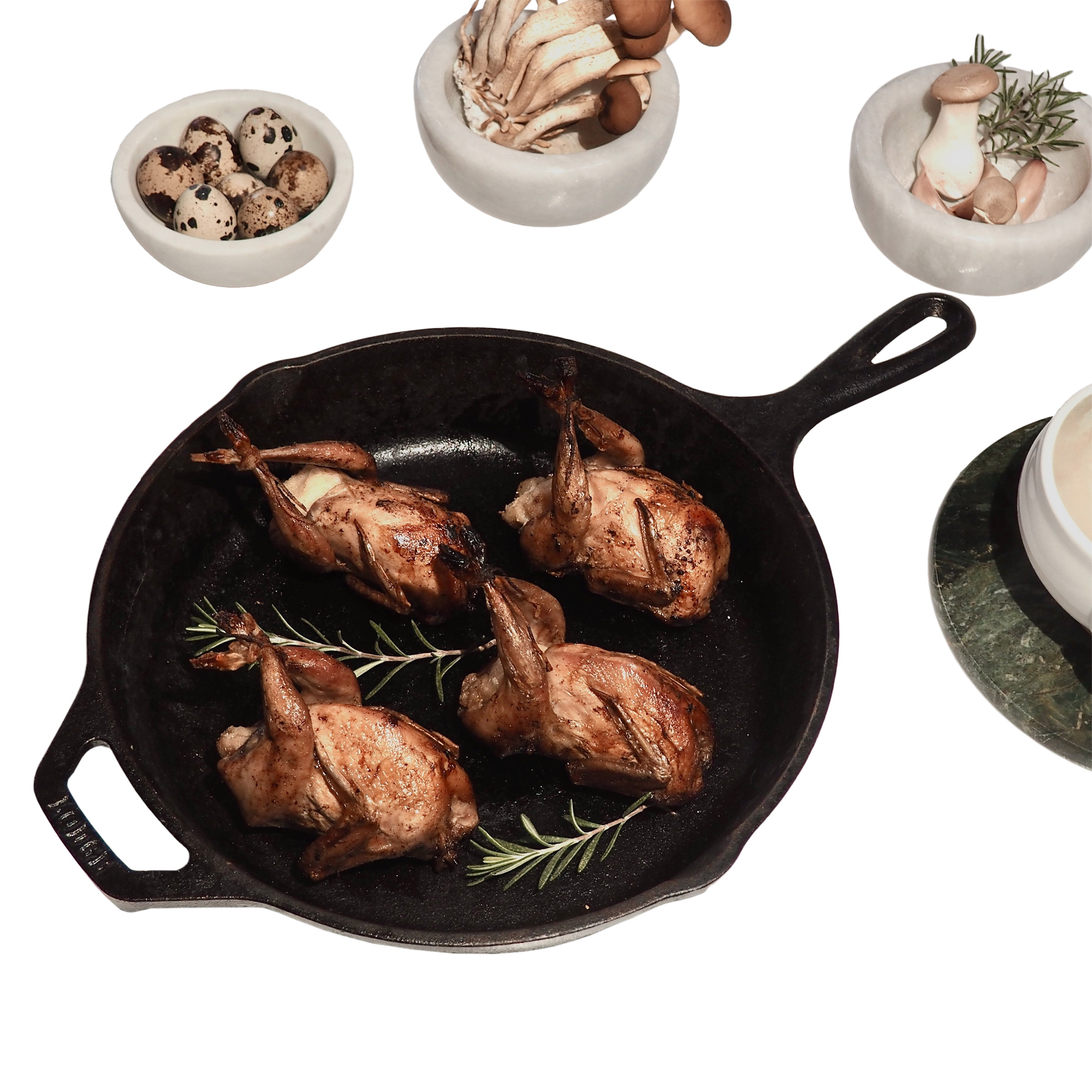 Golden Jumbo Quail, (6/4.3 Oz. Quail Per Tray), 6 Total Trays, 9.75 Lbs ...
