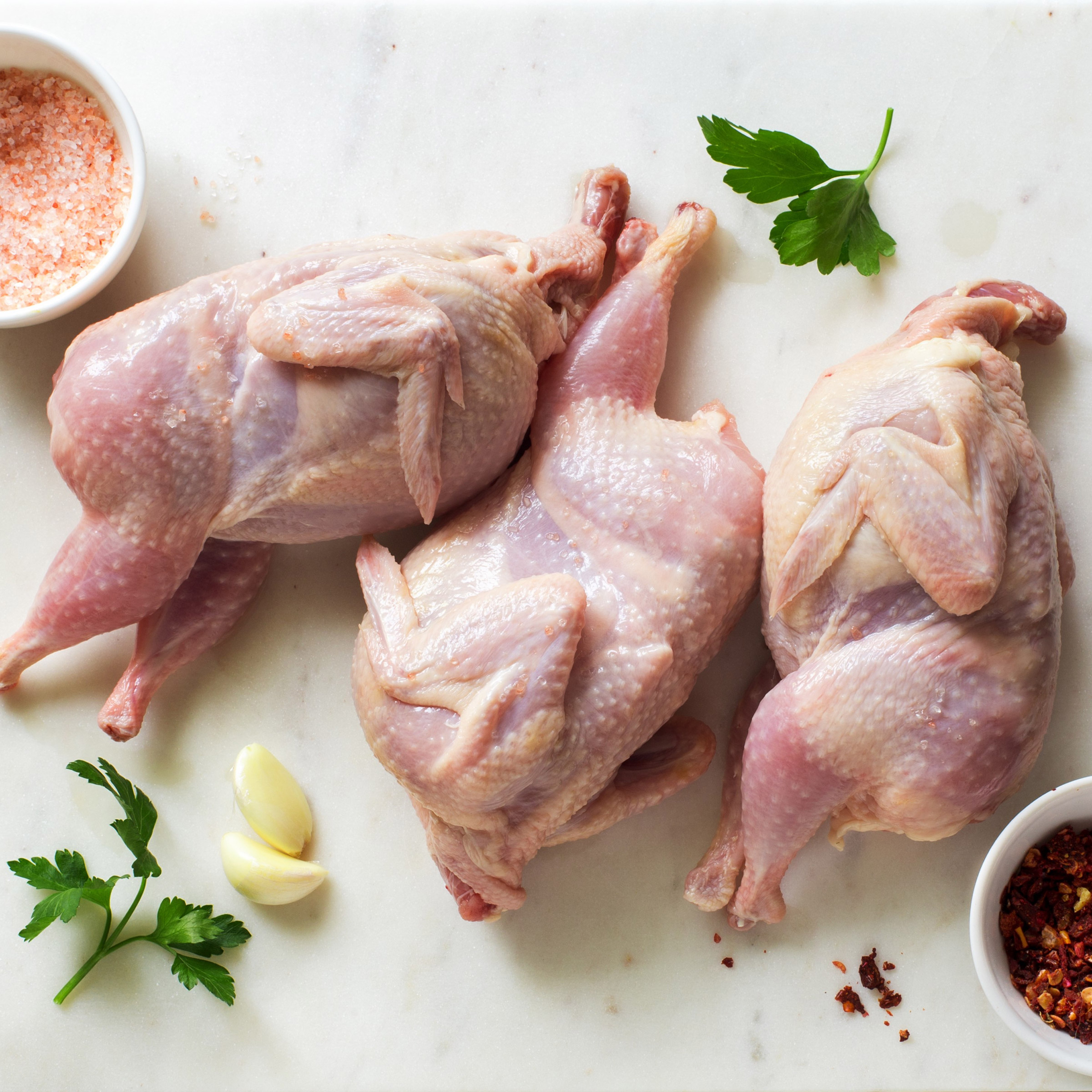 Golden Jumbo Quail, (6/4.3 Oz. Quail Per Tray), 6 Total Trays, 9.75 Lbs ...