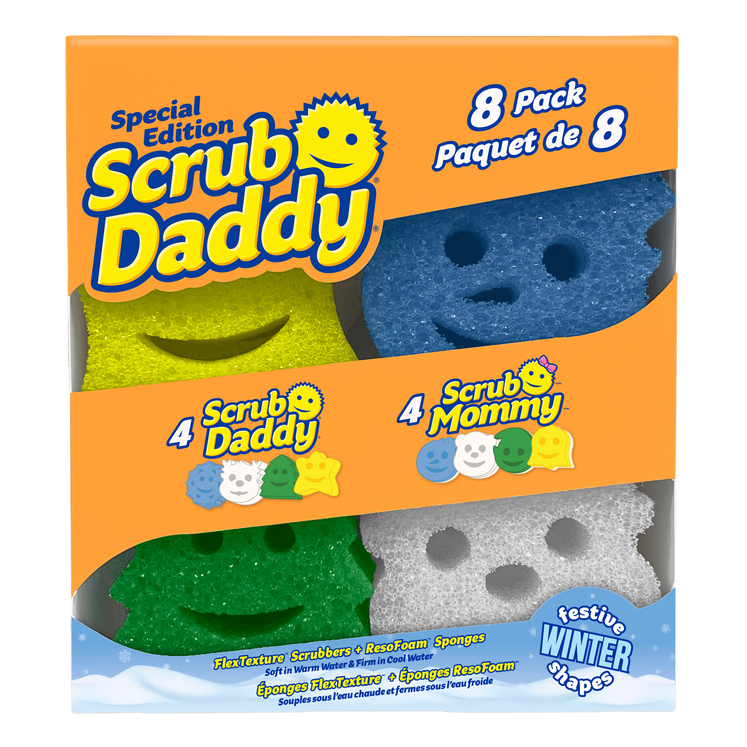 Scrub Daddy Holiday Edition, 8-pack | Costco