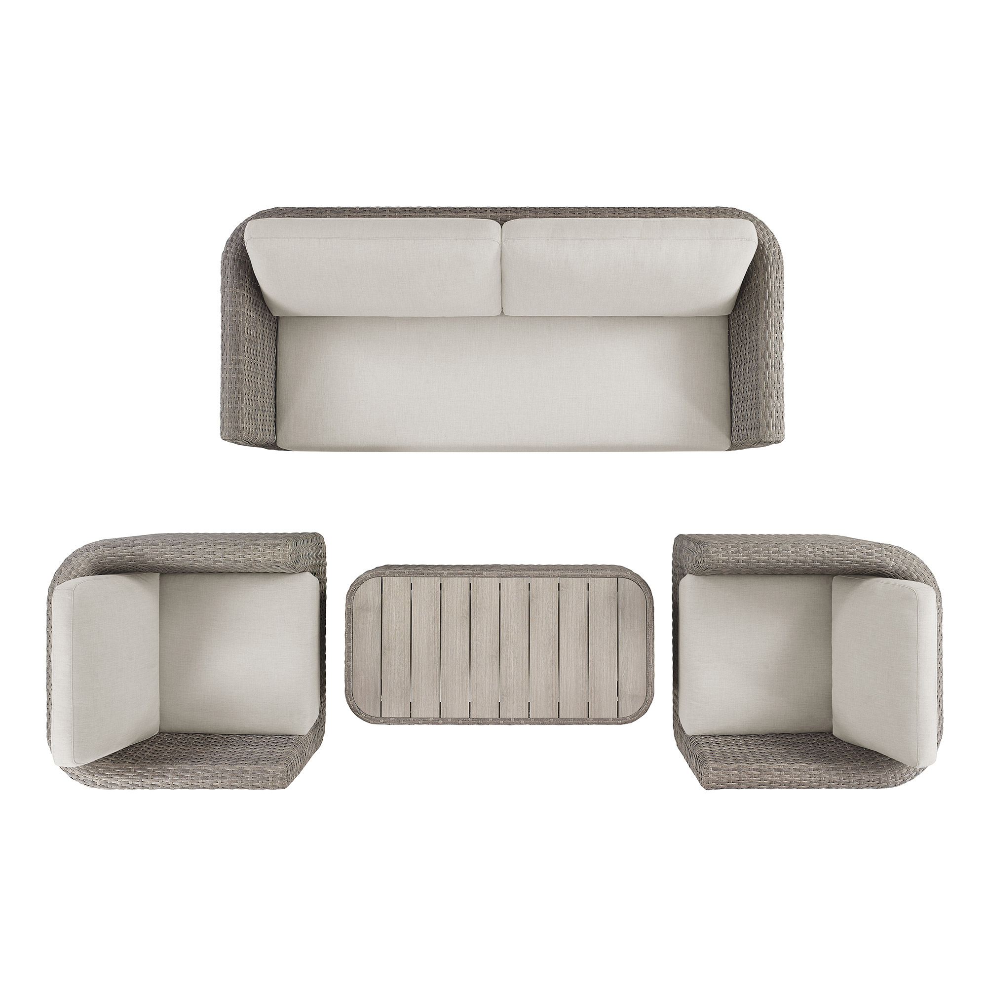 Thomasville Rala 4-piece Outdoor Patio Seating Set | Costco