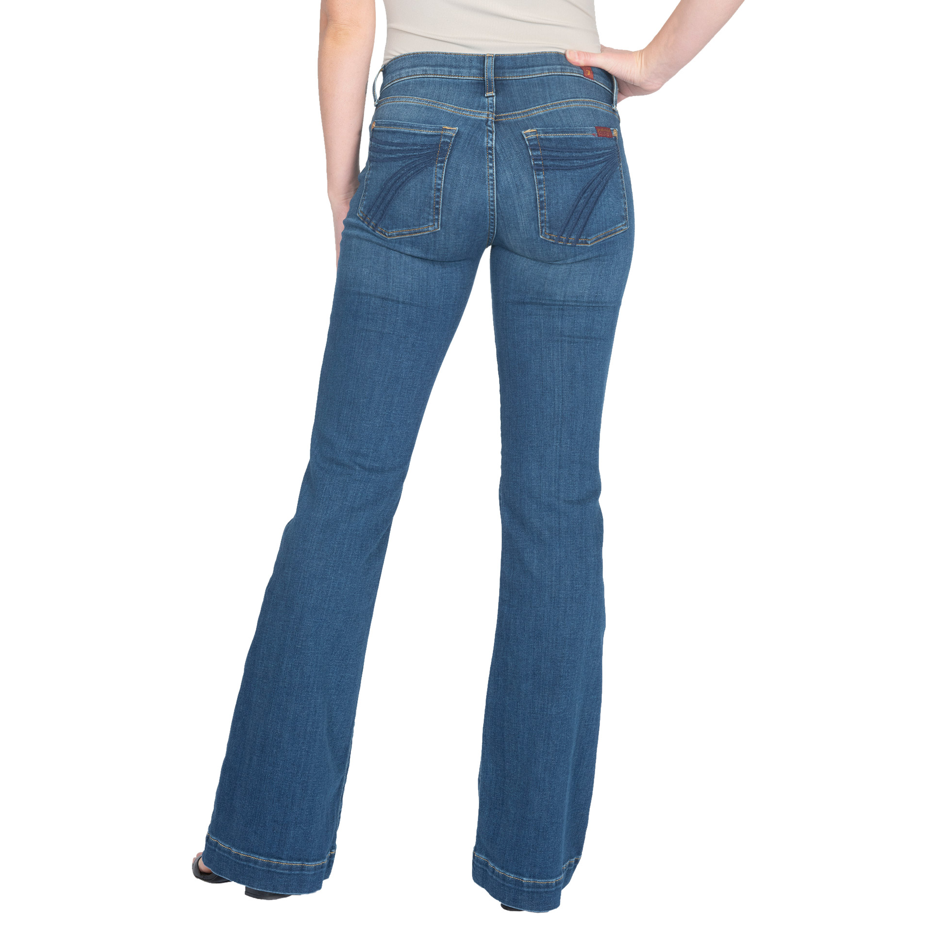 7 For All Mankind Women's Dojo Flare Jean | Costco