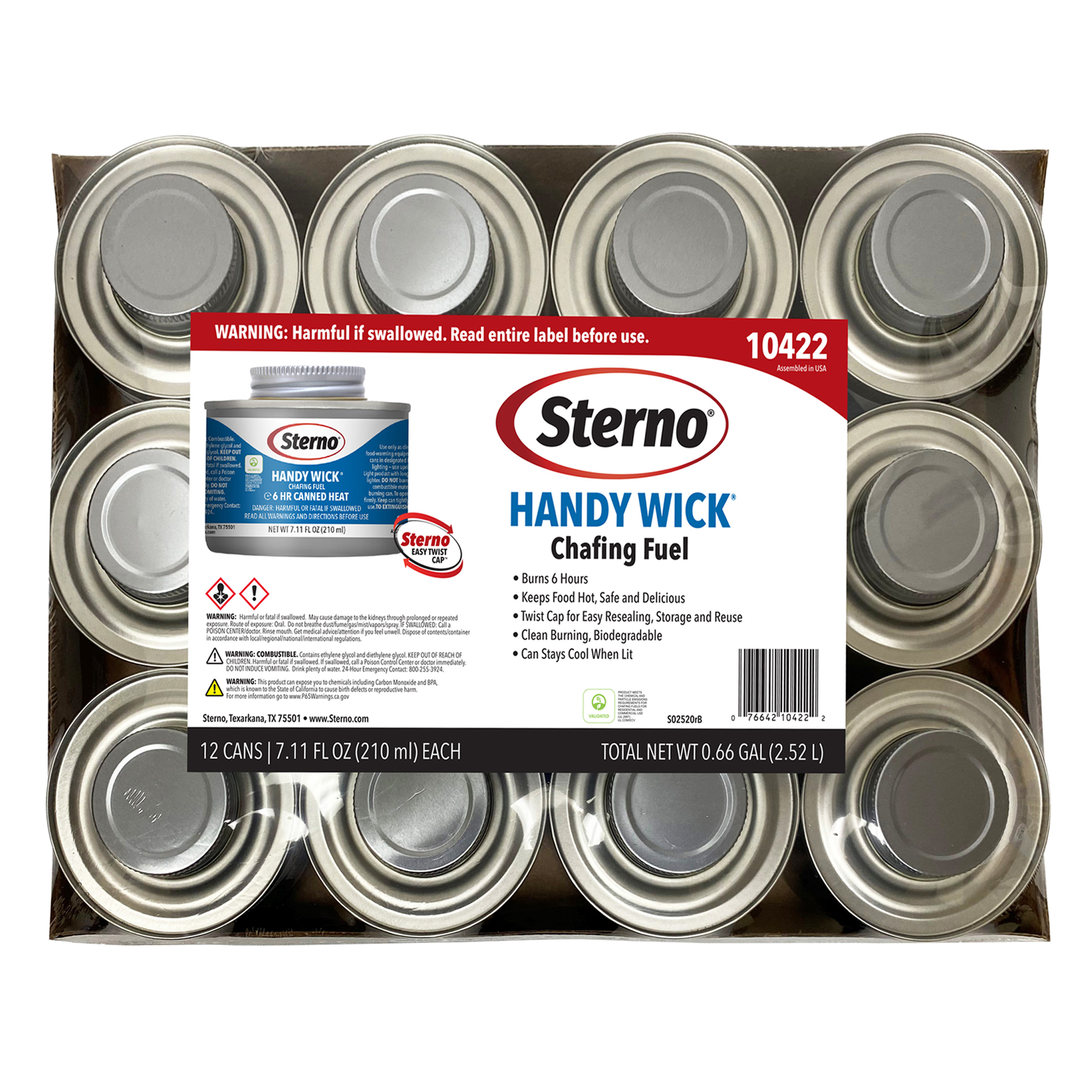 Sterno Wick Chafing Fuel Sterno Handy Wick Chafing Fuel, Can,