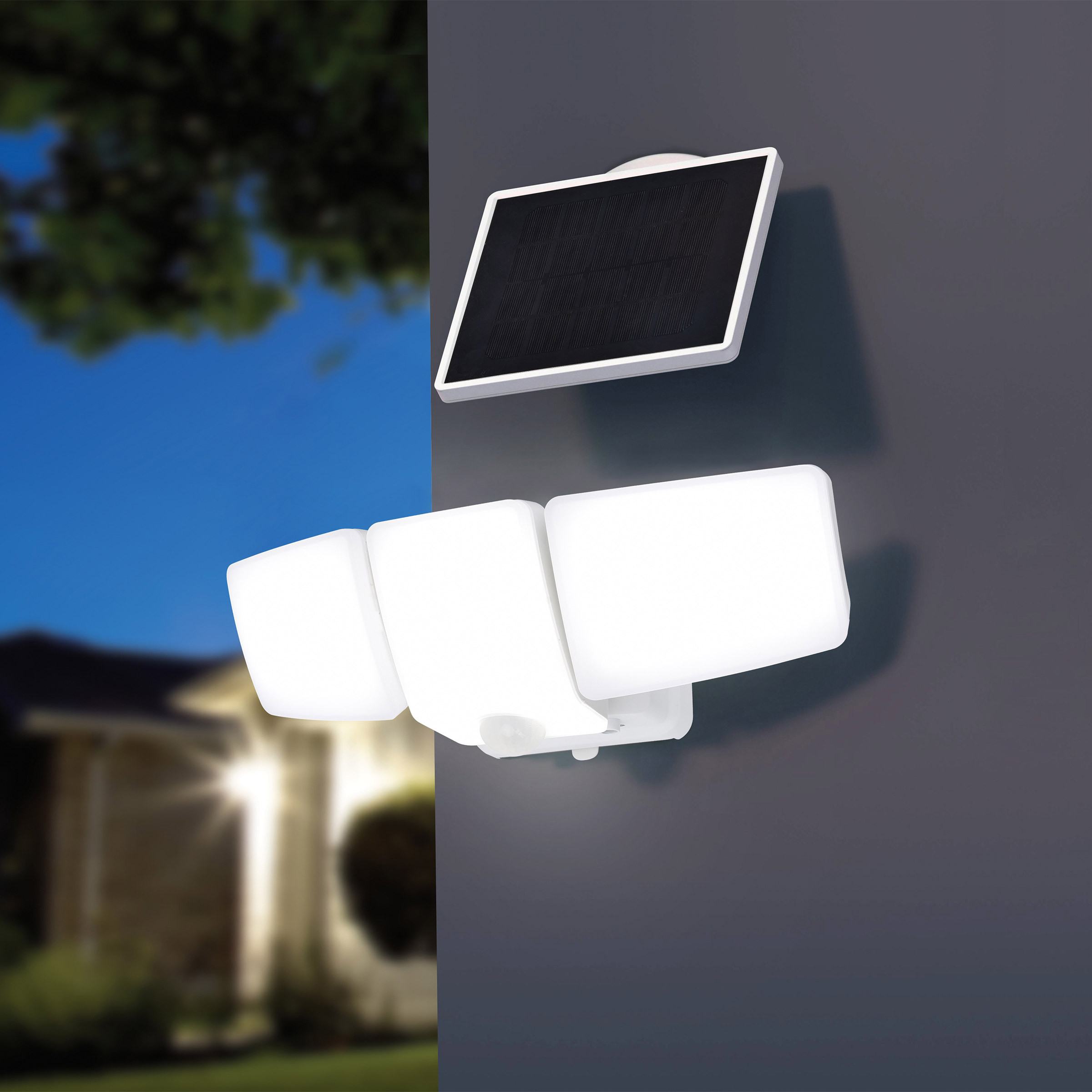 Lutec Motion Activated Solar Security LED Light | Costco