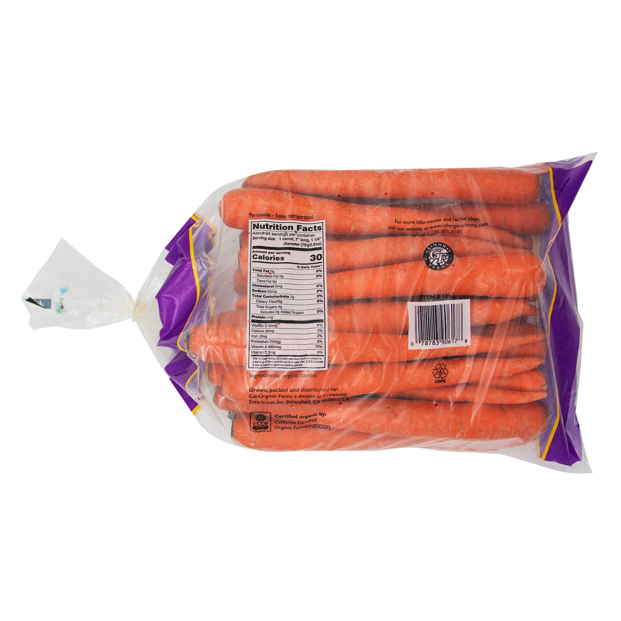 Organic Carrots, 6 lbs | Costco