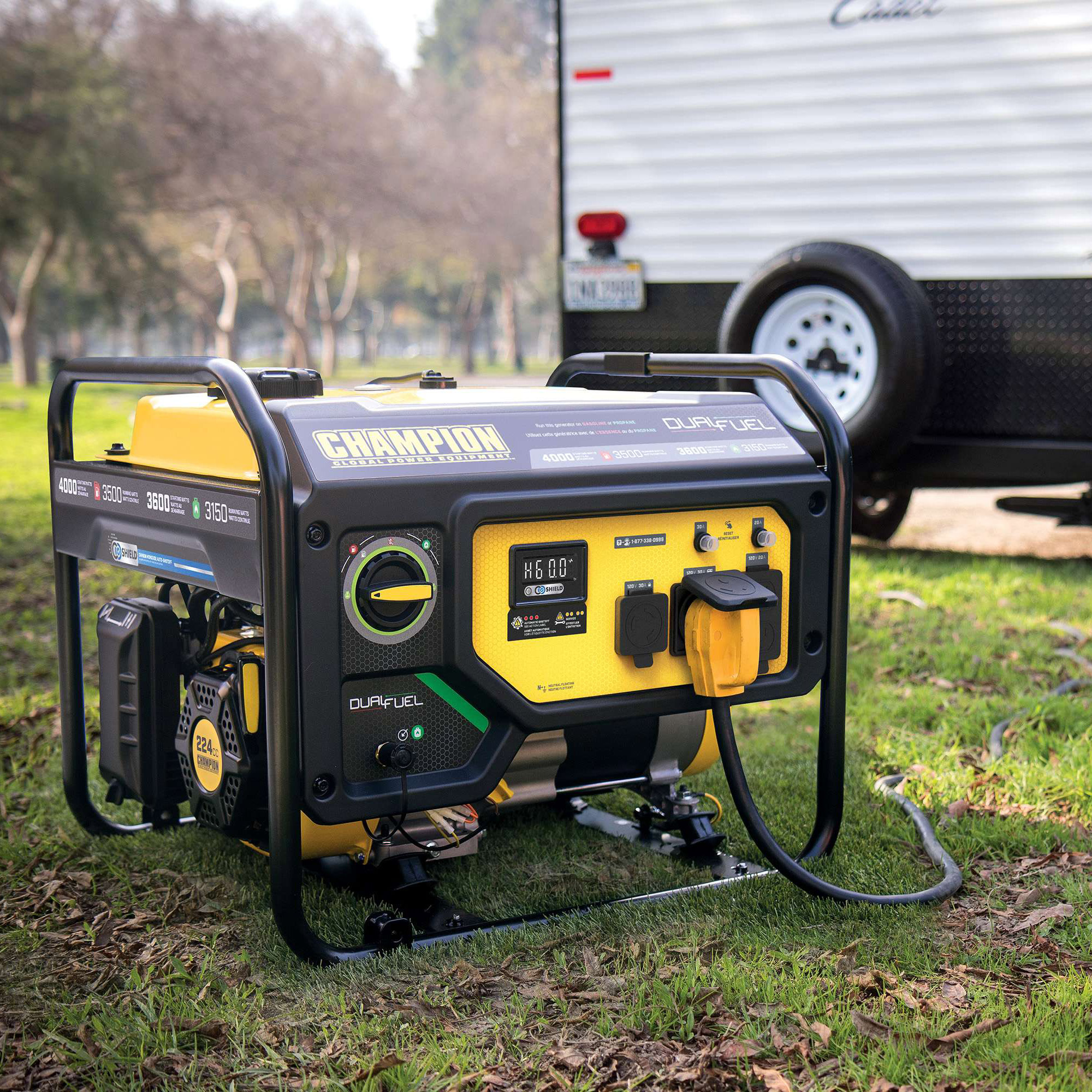 Champion 4000 Watt DUAL FUEL Portable Generator | Costco