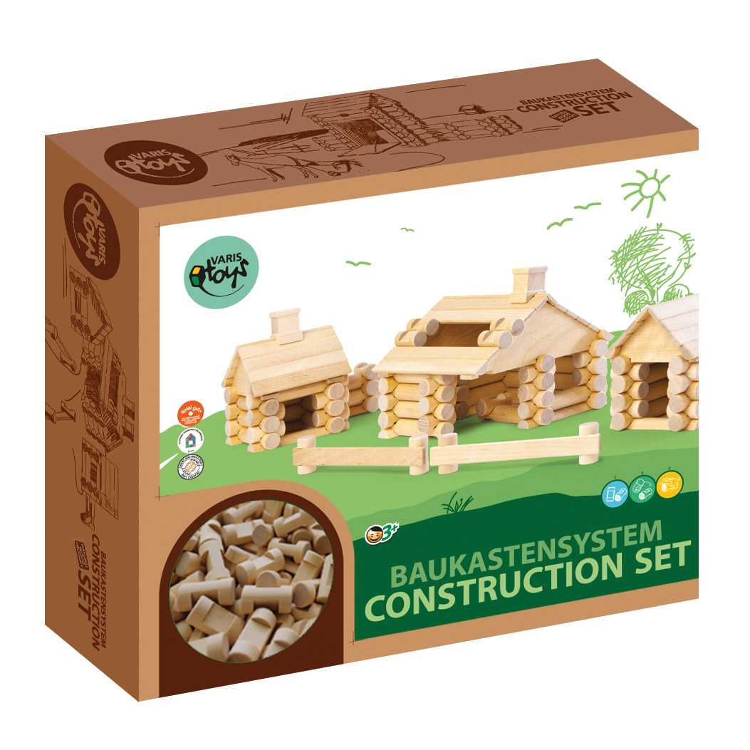 Varis 111-piece Wood Block Construction Set (STEM Toy) | Costco