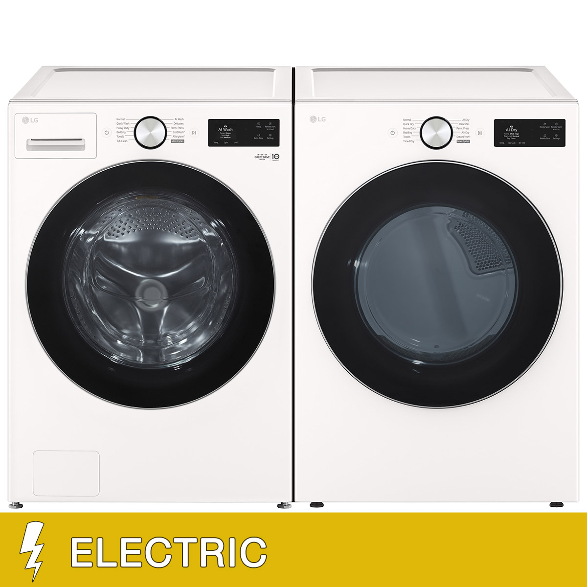 LG 5.0 cu. ft. Mega Capacity Smart Front Load Washer with TurboWash and ...