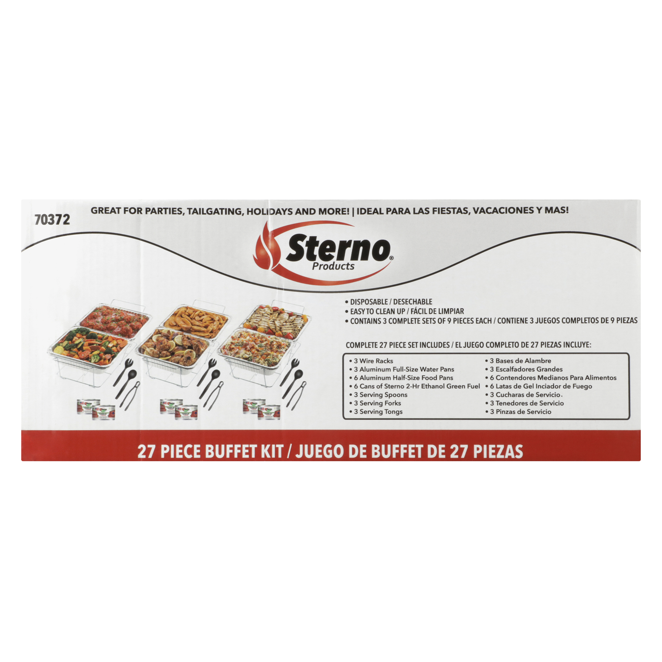 Sterno Buffet Kit, Party Set, 27 pieces | Costco