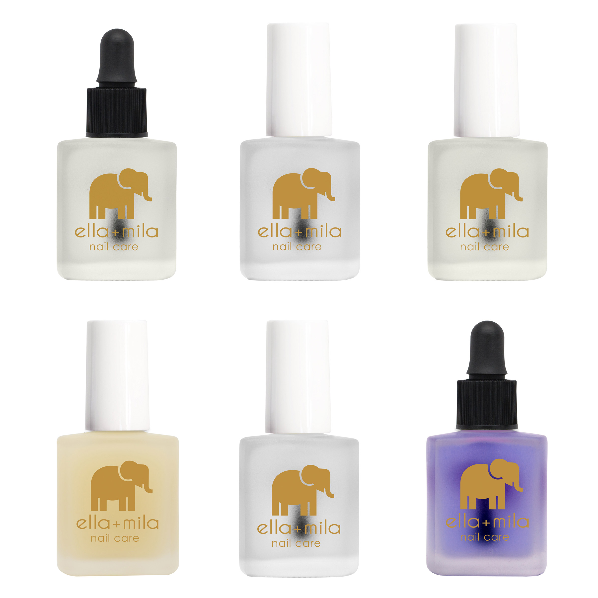 ella + mila Nail Care Essentials, 6-piece Set, 0.45 fl oz Each | Costco