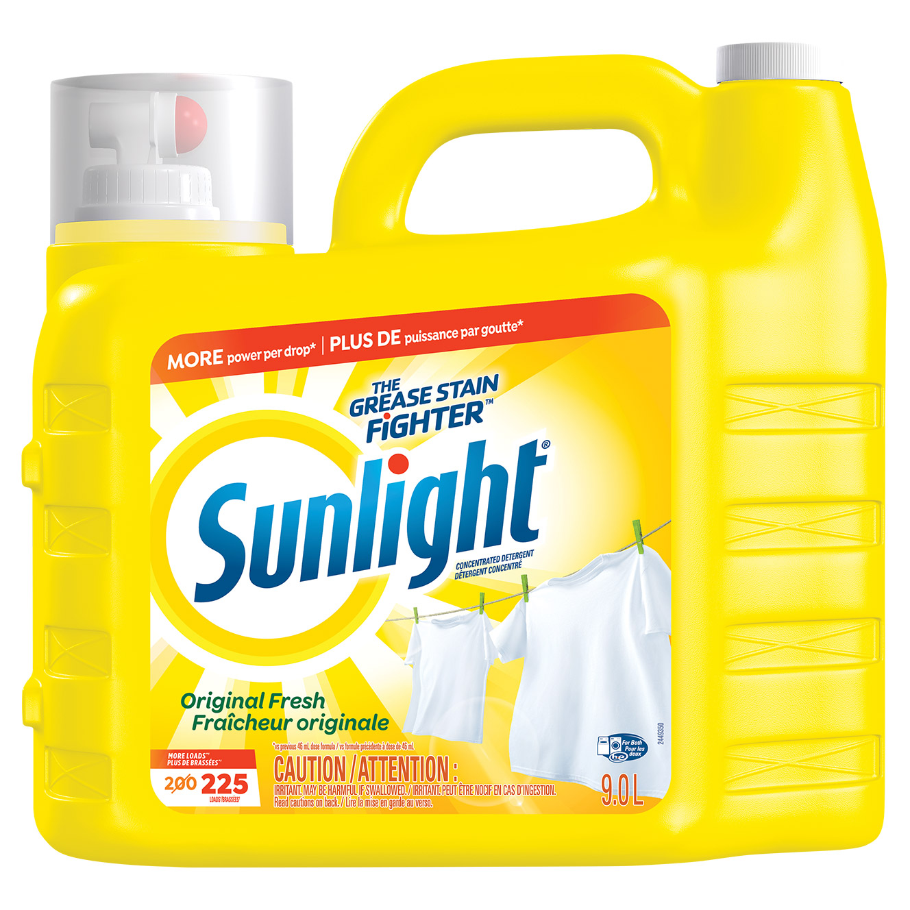 Sunlight Liquid Laundry Detergent, 225 Wash Loads | Costco