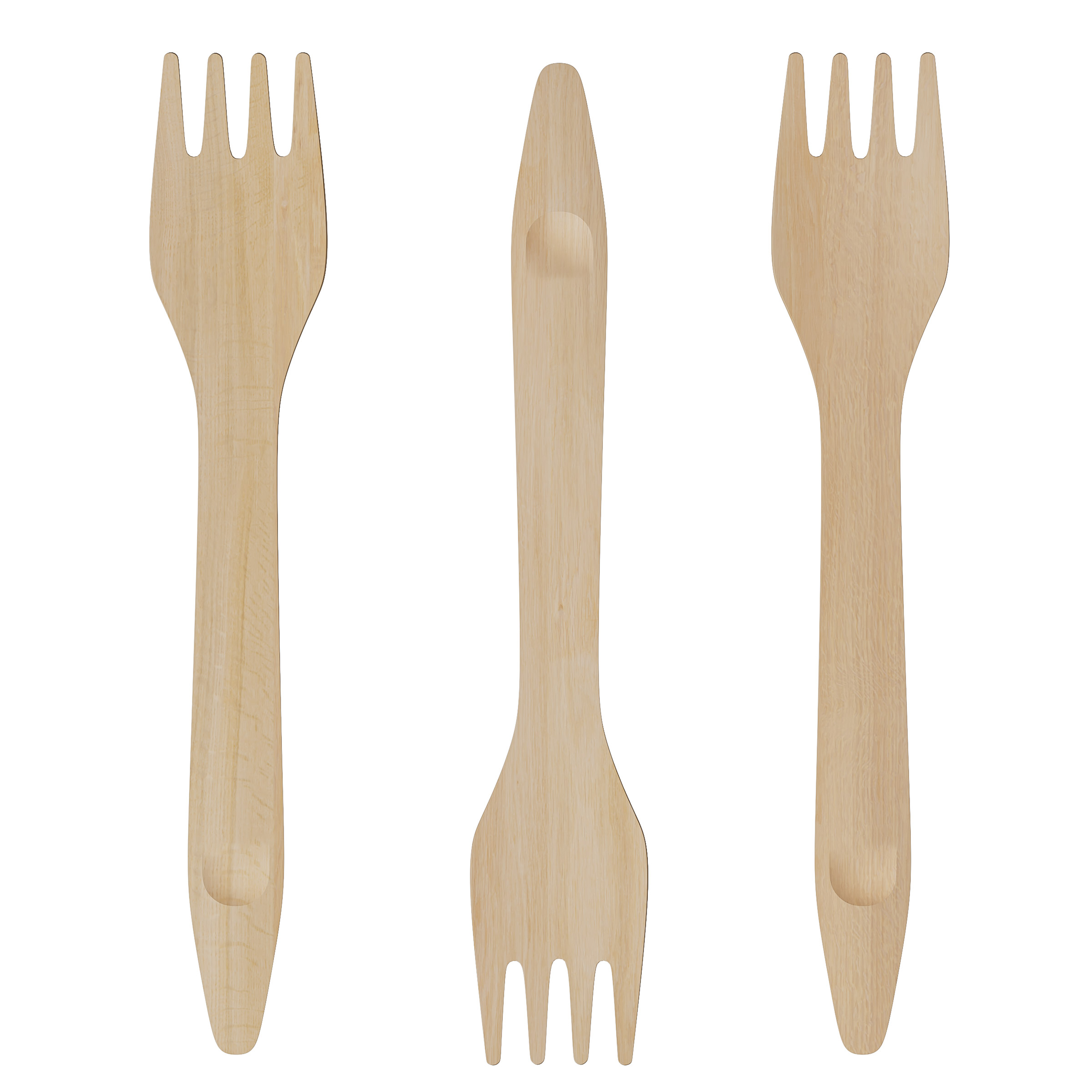 Eco Raj Compostable Wooden Fork, 1,000-count | Costco