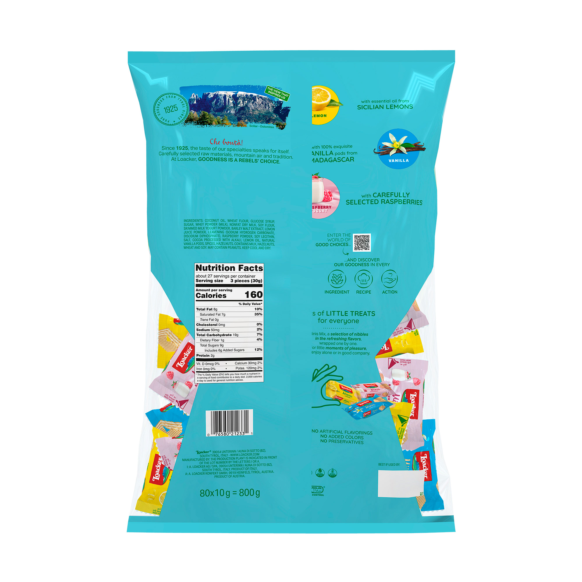 Loacker Minis Cream Filled Wafers, Variety Pack, 28.22 oz | Costco