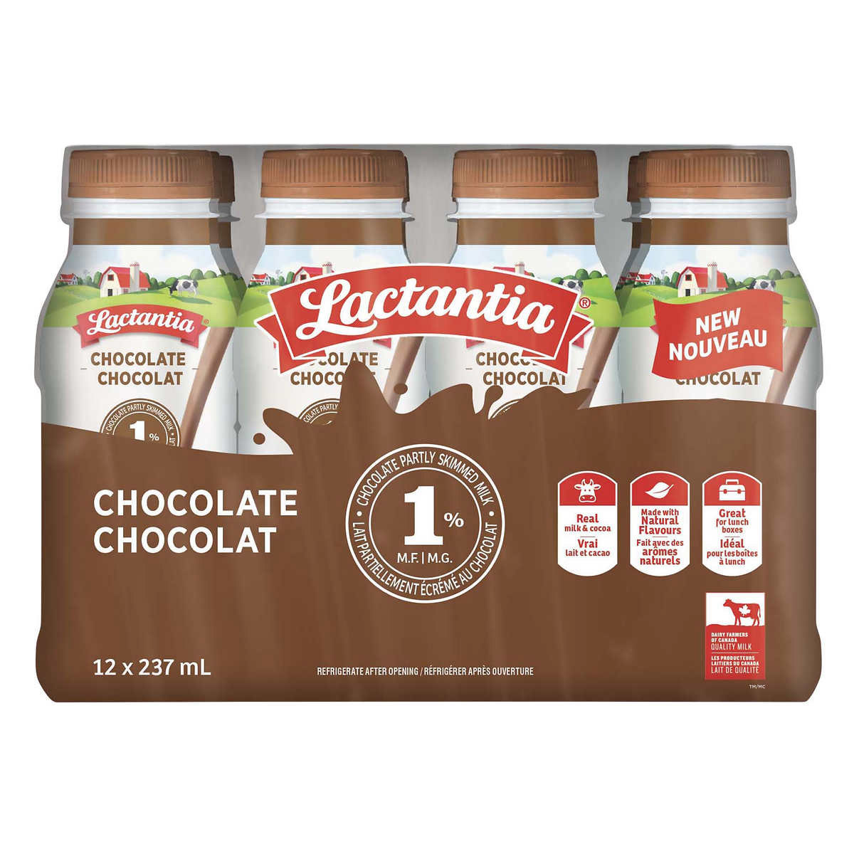 Lactantia Chocolate Milk 12 x 237 mL | Costco