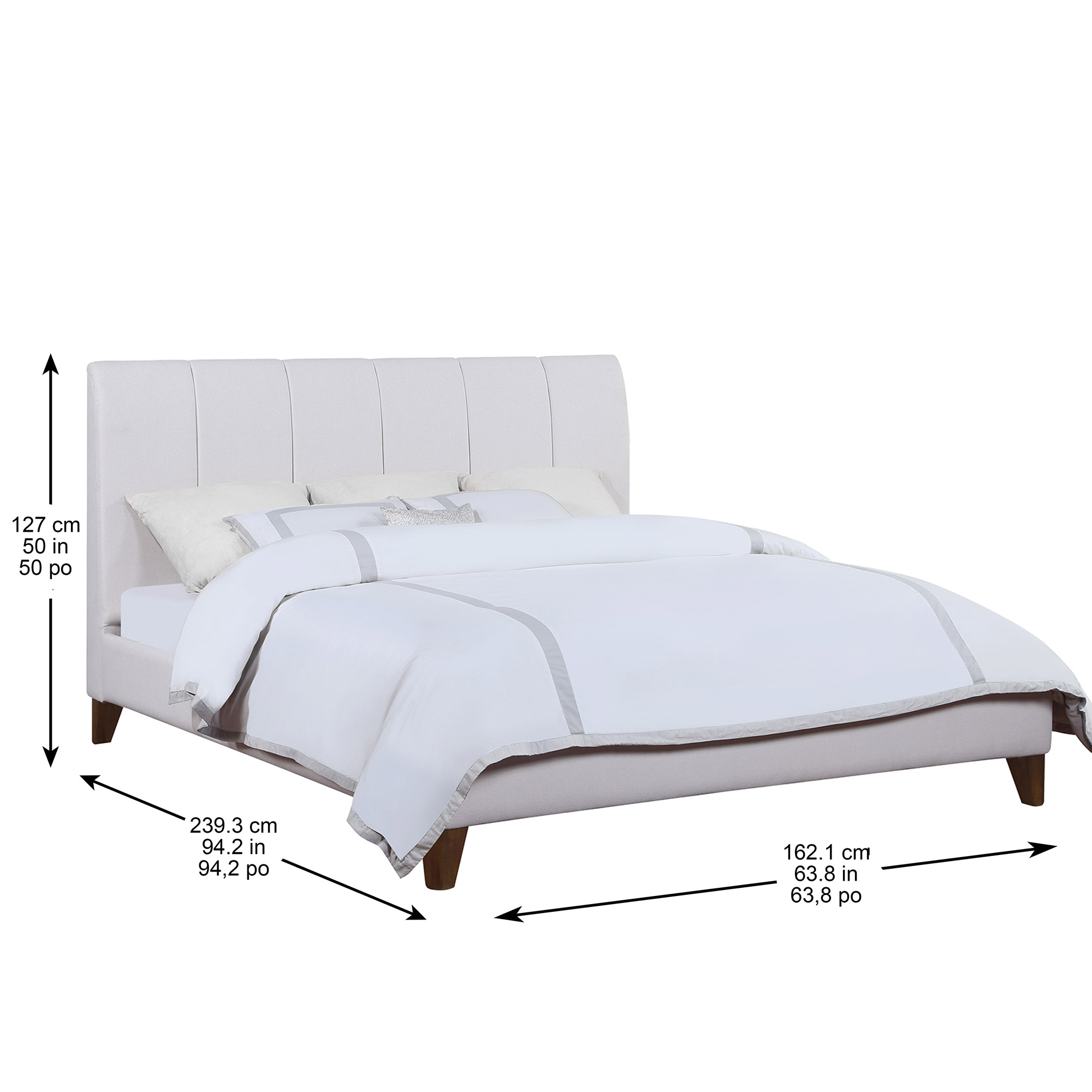 Piper Glen Queen Upholstered Bed